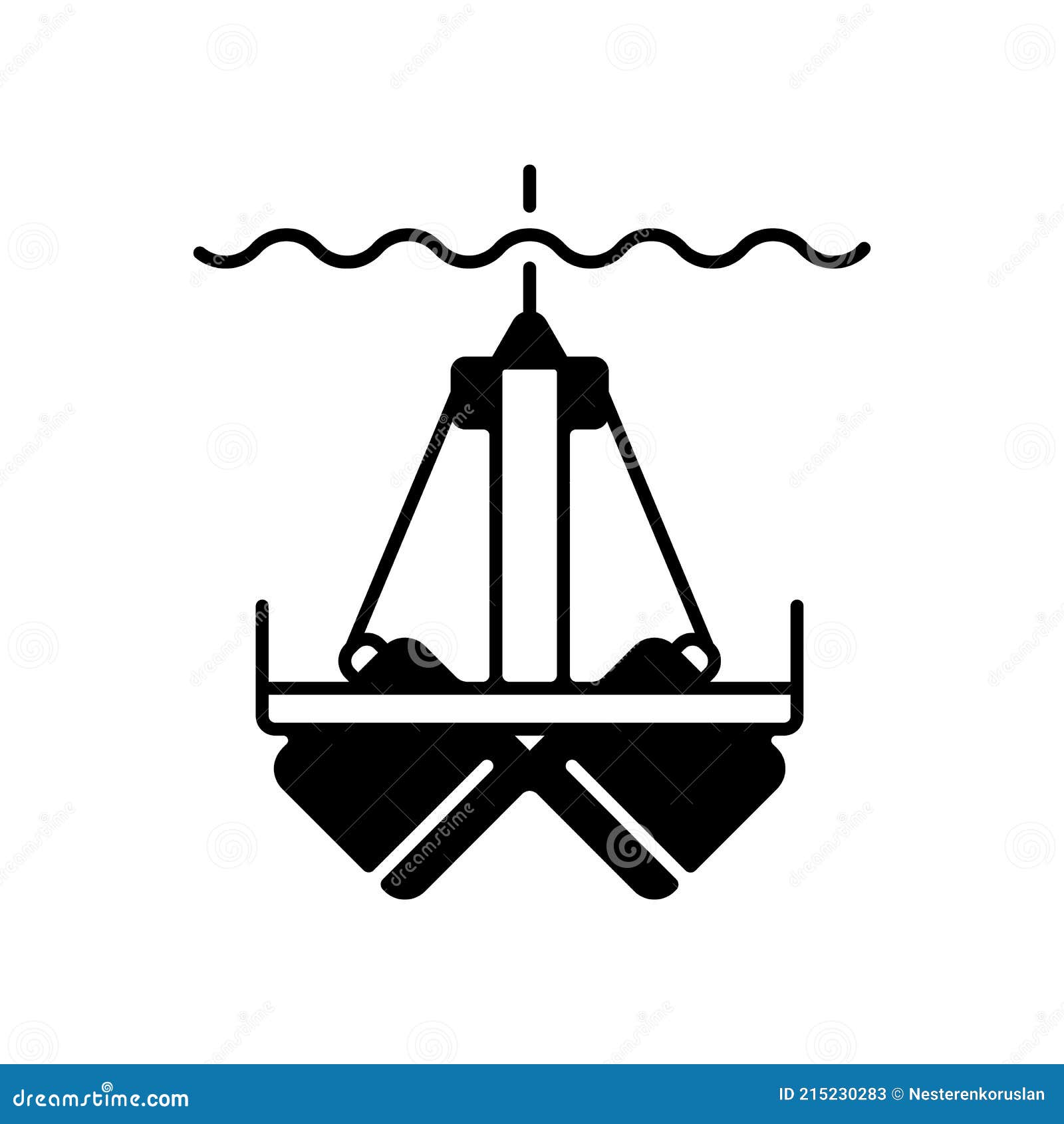 Sediment Sampling Icon Cartoon Vector | CartoonDealer.com #215498183