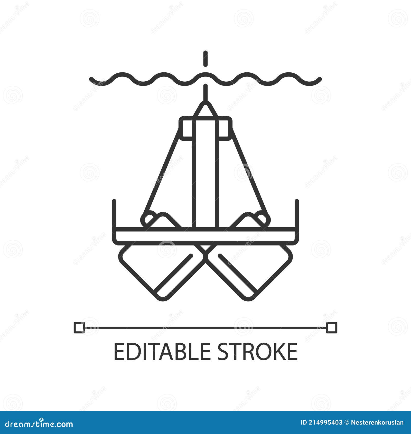 Sediment Sampling Icon Cartoon Vector | CartoonDealer.com #215498183