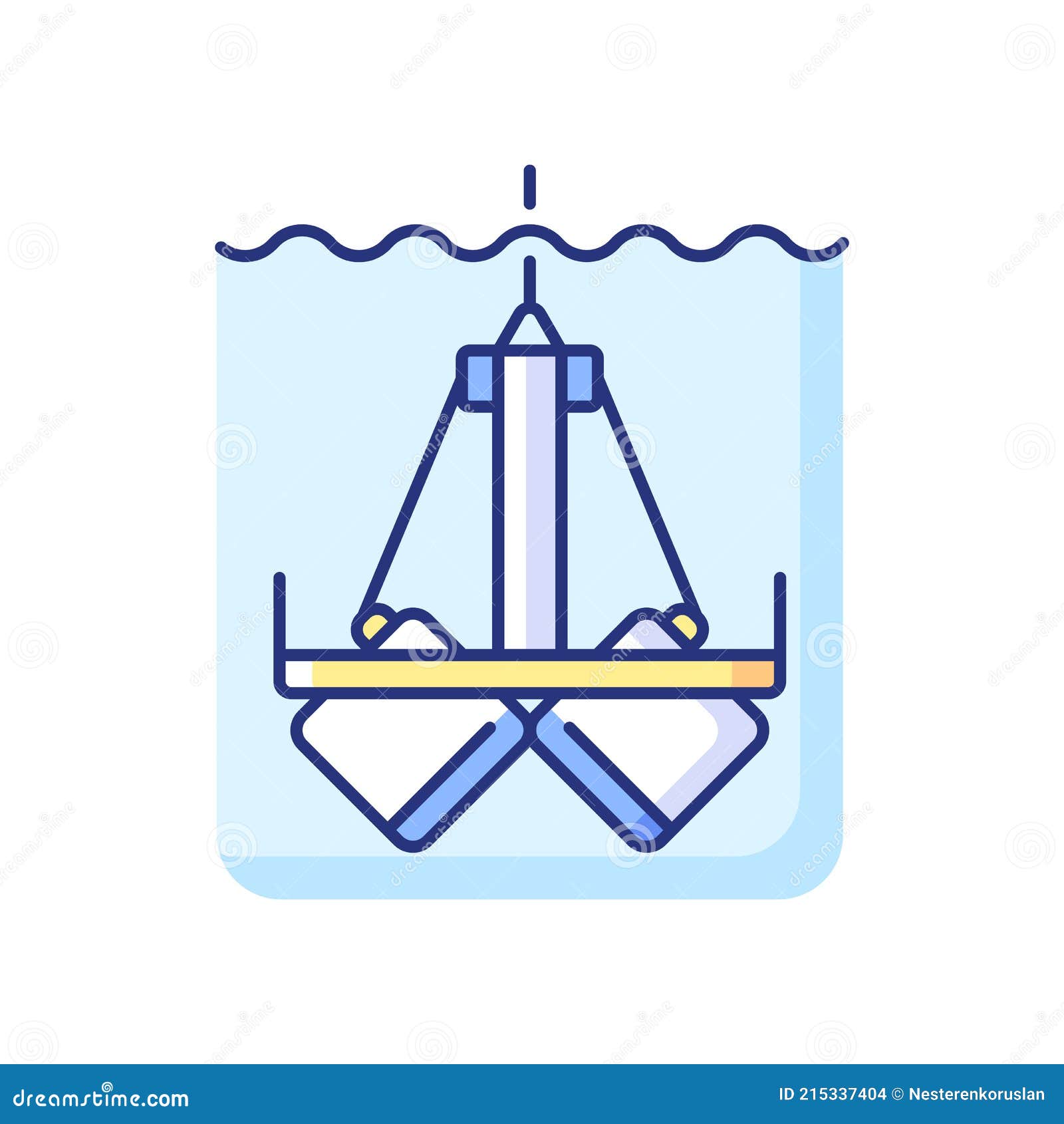 Sediment Sampling Icon Cartoon Vector | CartoonDealer.com #215498183