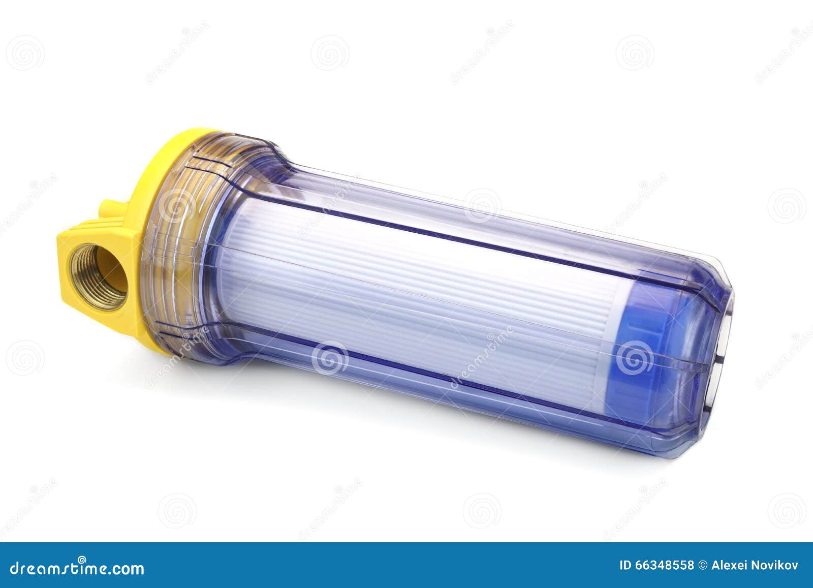 Sediment Water Filter Cartridge In Transparent Plastic Container ...