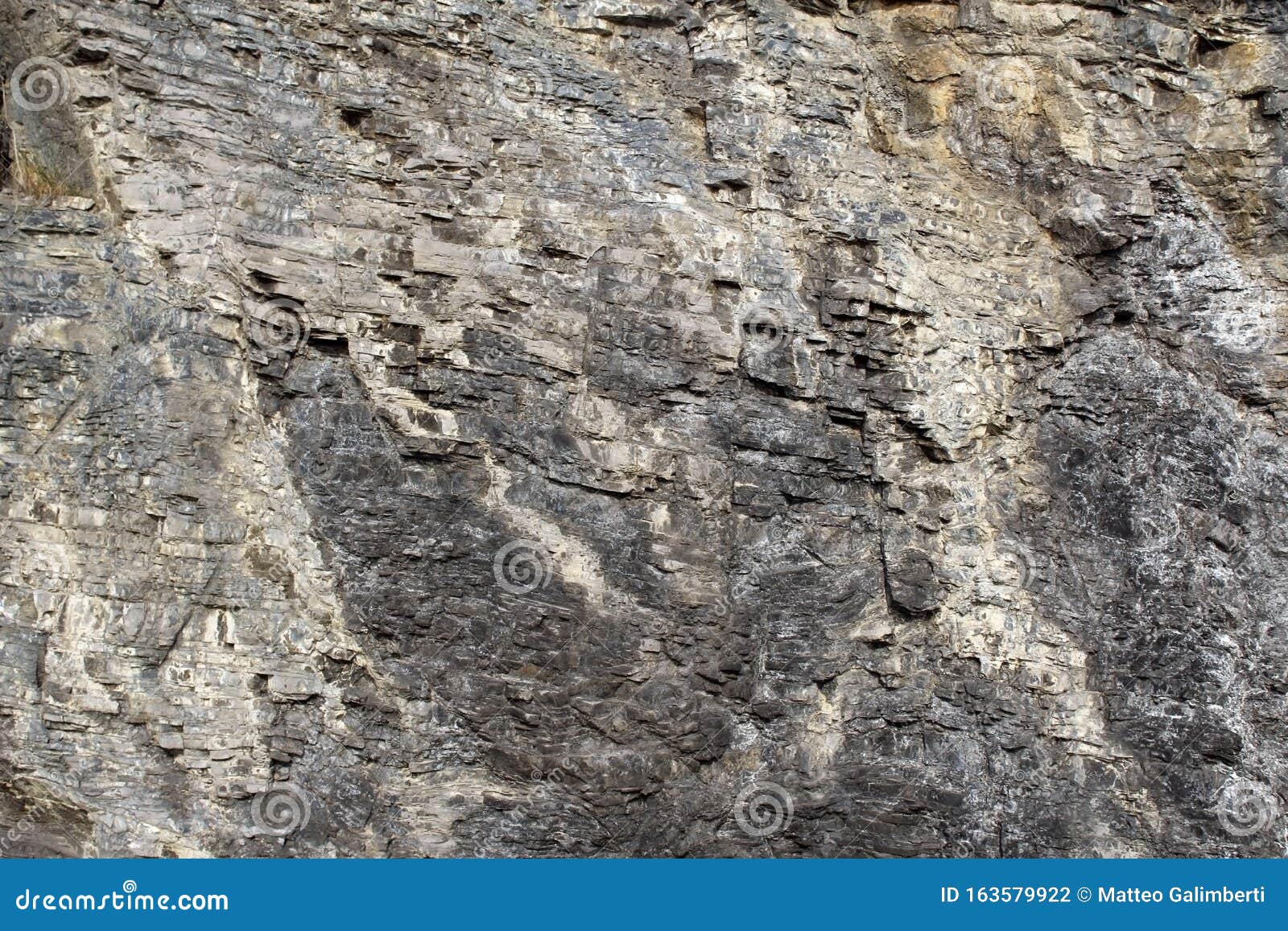 Sedimentary Carbonate Rock Layers Stock Photo - Image of sedimentation ...
