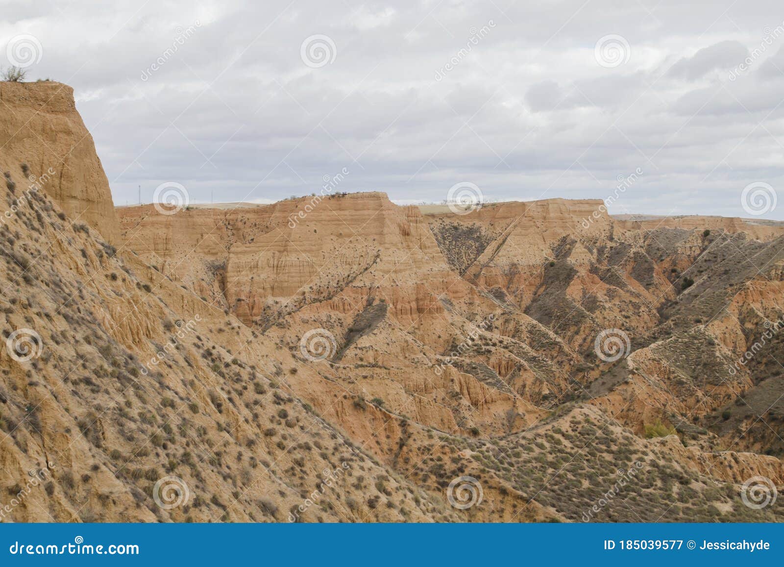 Sedimentary Formations in Tagus River Basin Stock Image - Image of ...