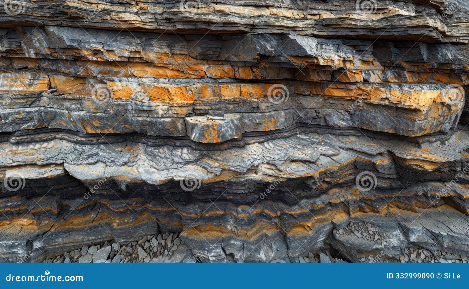 Sedimentary Layers: Flat Textured Background Stock Illustration ...