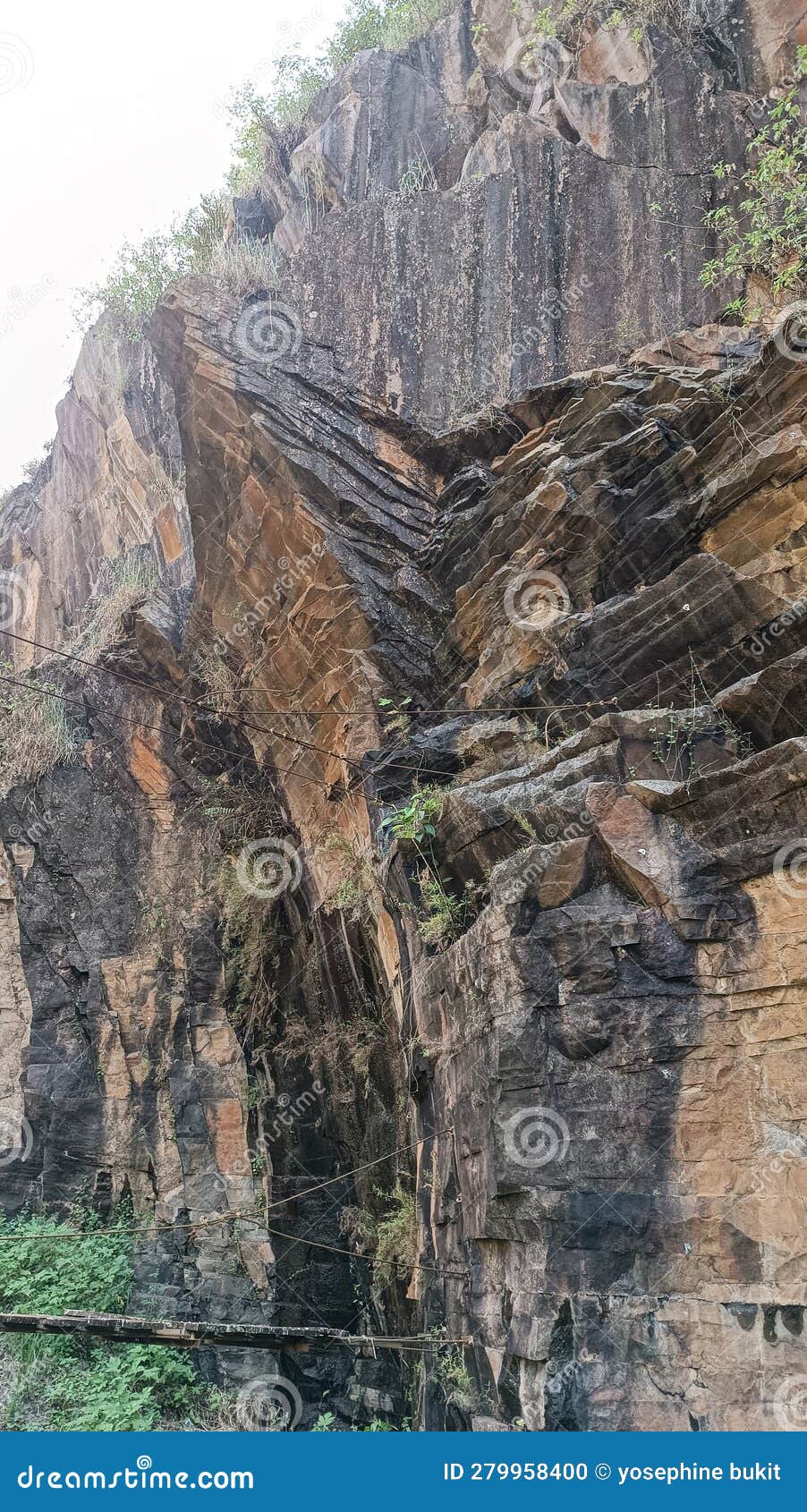 Sedimentary Lembang Fault stock photo. Image of located - 279958400