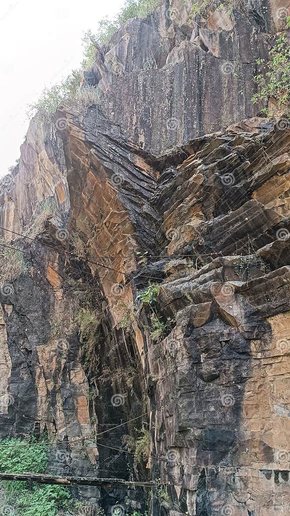 Sedimentary Lembang Fault stock photo. Image of located - 279958400