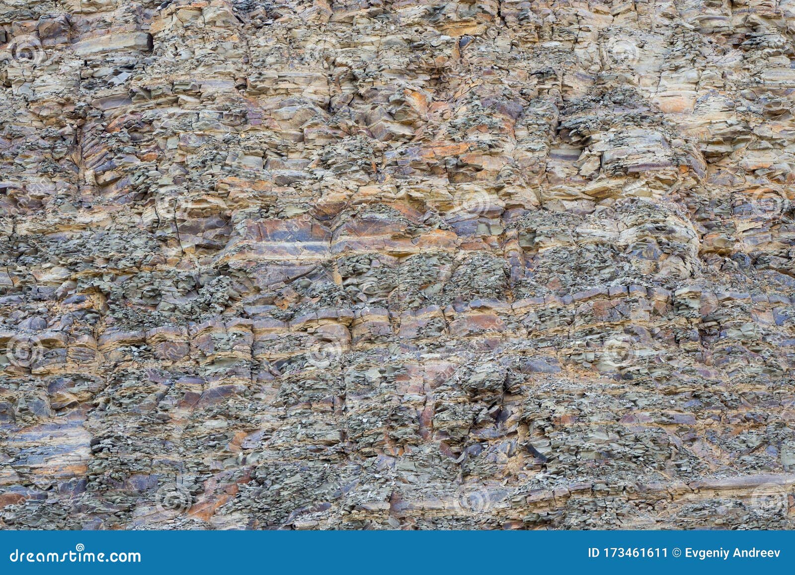 Sedimentary Rock of Compressed Sand Close-up. Texture Stock Image ...