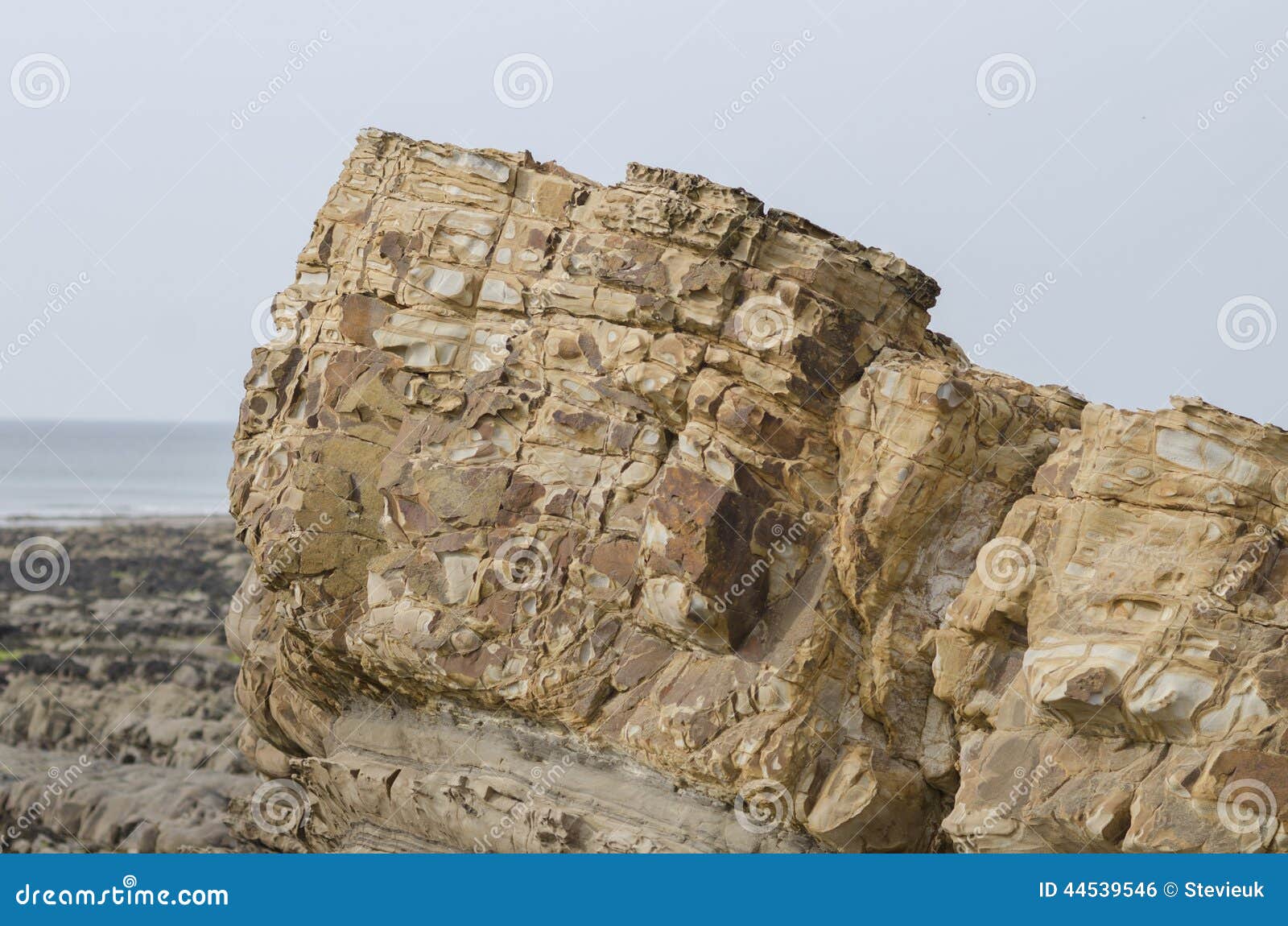 Sedimentary rock formation stock photo. Image of stone - 44539546