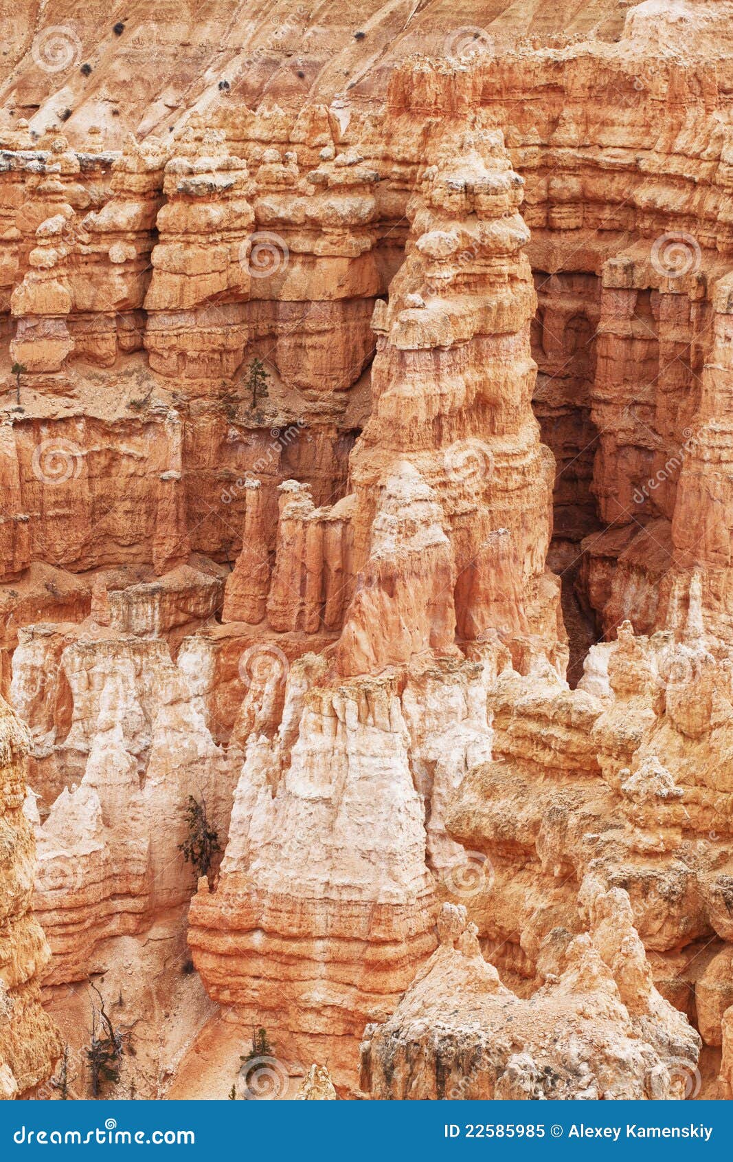 Sedimentary Rock Formations in Bryce Canyon Park Stock Image - Image of ...