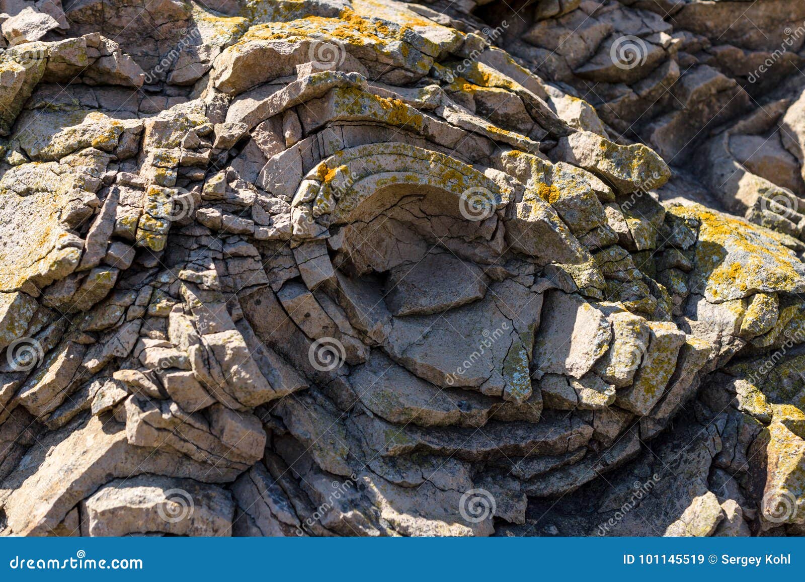 Sedimentary Rock. Background. Stock Image - Image of background, nature ...