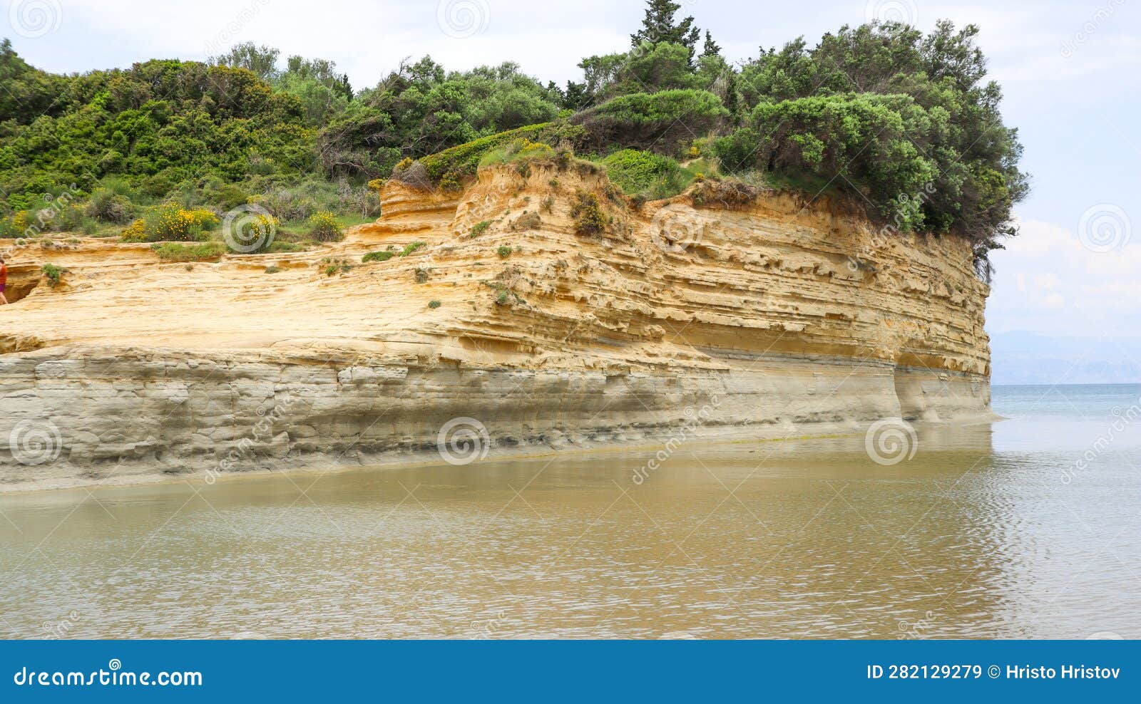 Elevated Ridge with Sedimentary Rocks Stock Image - Image of ridge ...