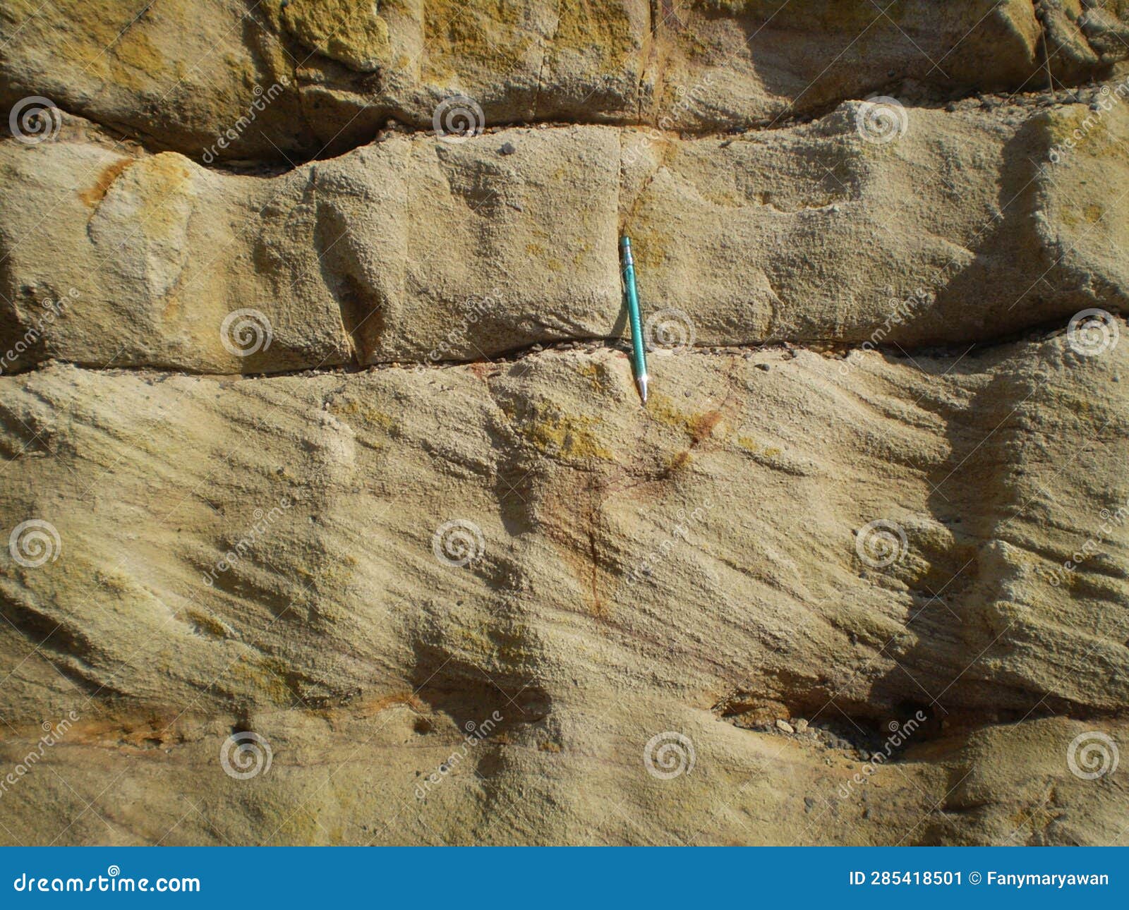 Sedimentary Structure in West Java, Indonesia Stock Image - Image of ...