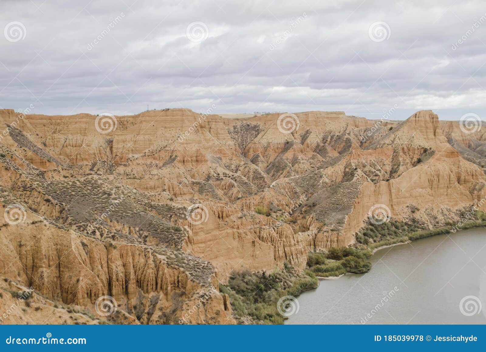 Sedimentaty Formations in Tagus River Basin Stock Photo - Image of ...