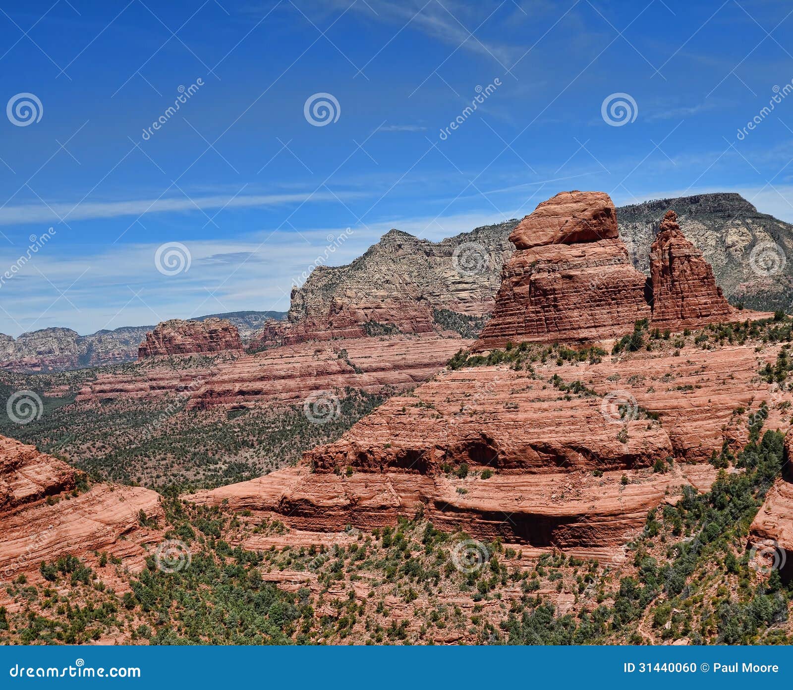 Sedona Aerial View stock photo. Image of desert, sandstone - 31440060