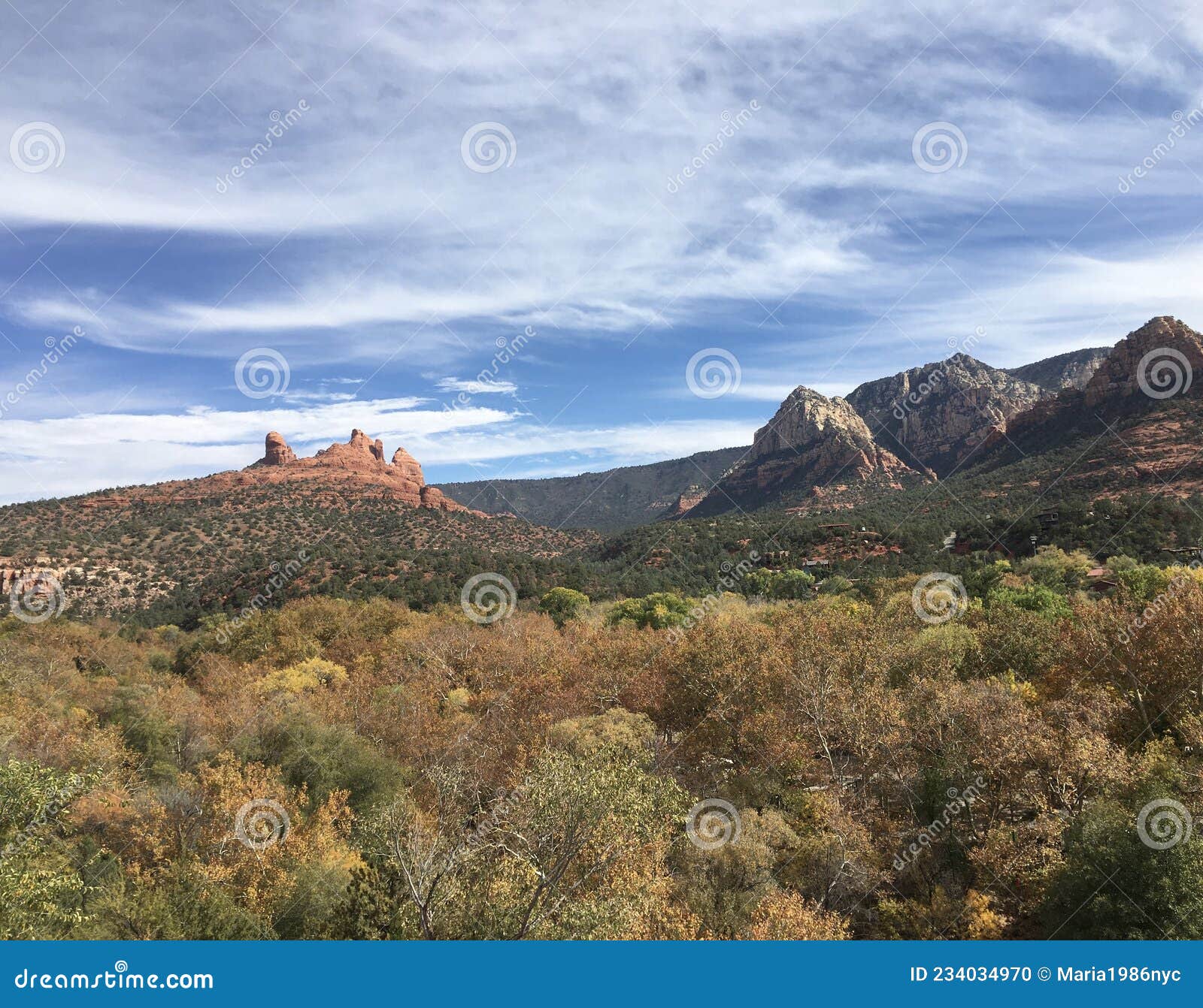 Sedona, Arizona in November. Stock Photo - Image of autumn, creek ...