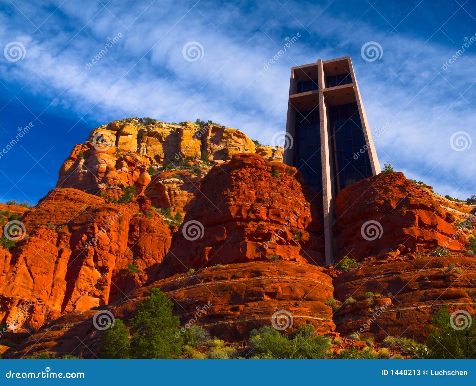 Sedona church stock image. Image of rock, travel, church - 1440213