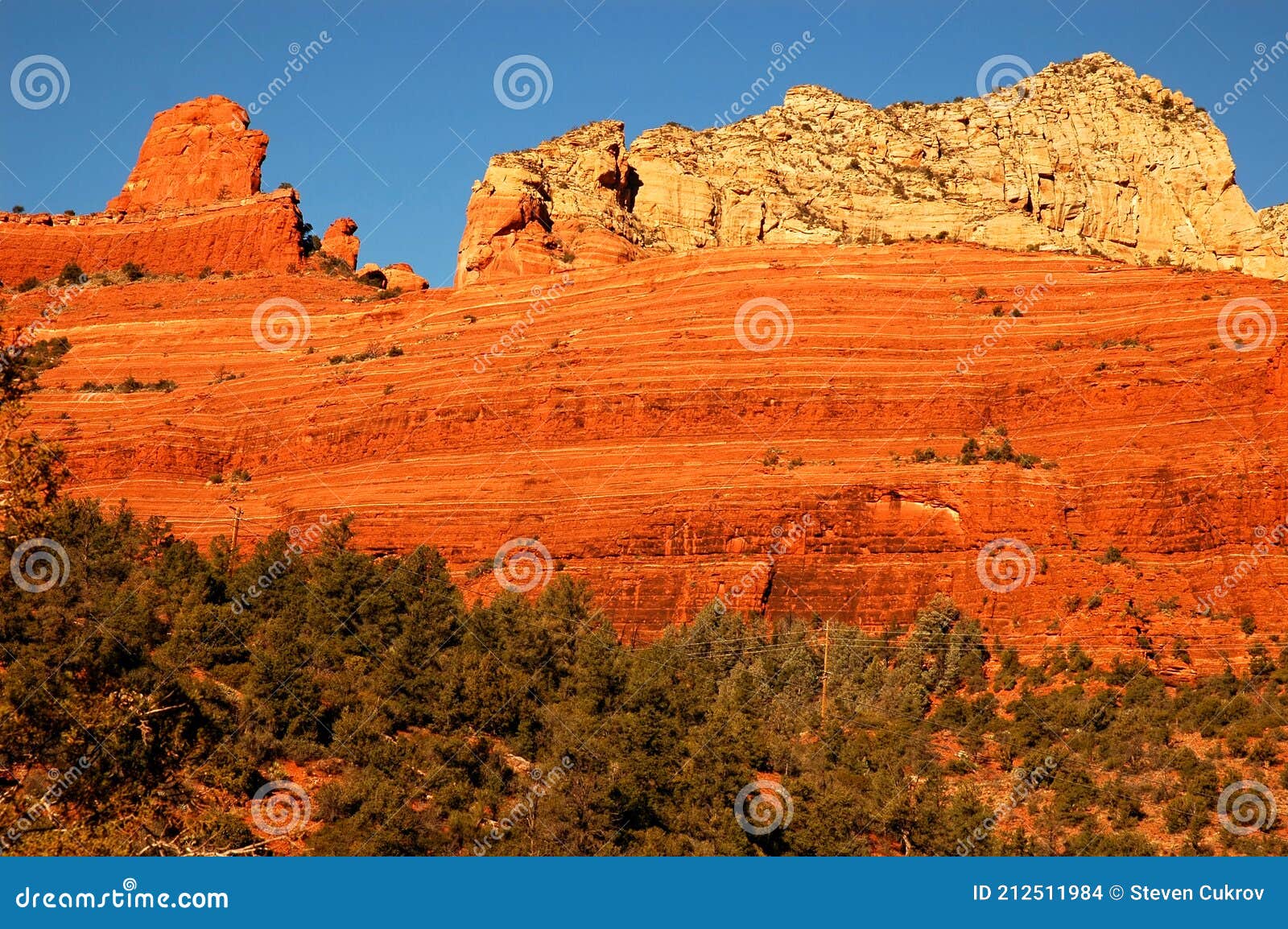Sedona Cliffs stock photo. Image of landscape, sunny - 212511984