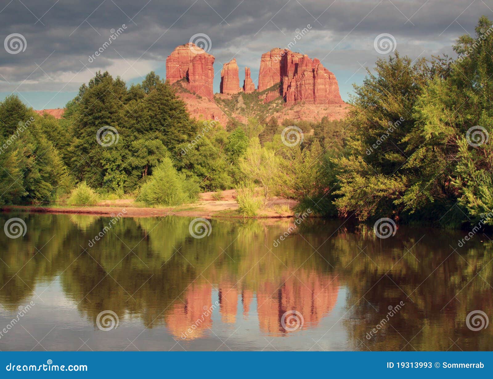 Sedona Mountains stock image. Image of memorial, arizona - 19313993