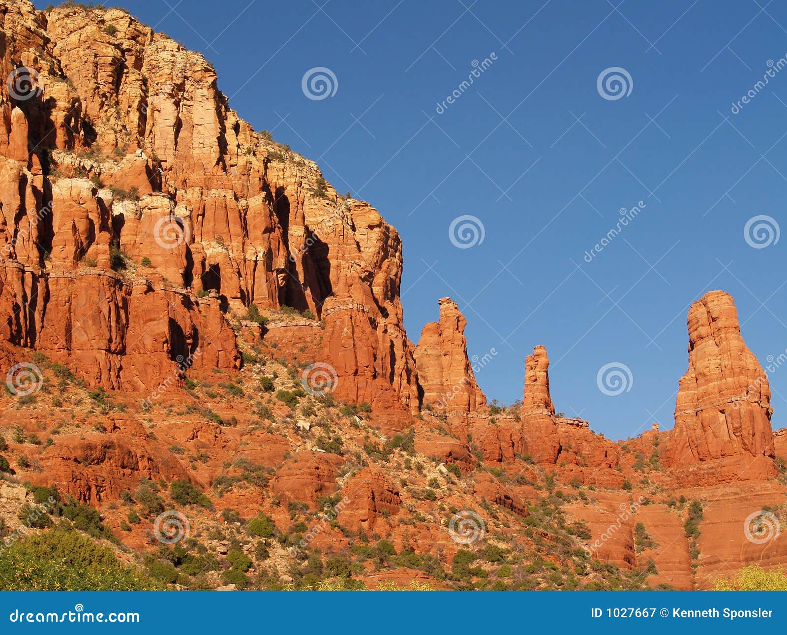 Sedona red rocks stock image. Image of nature, mountains - 1027667