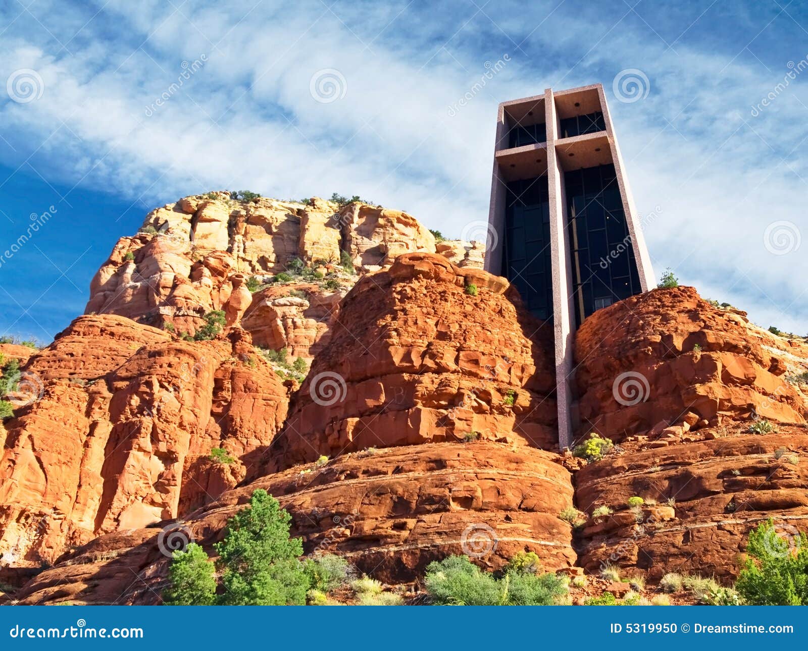 Sedona s church stock photo. Image of hill, faith, mountains - 5319950