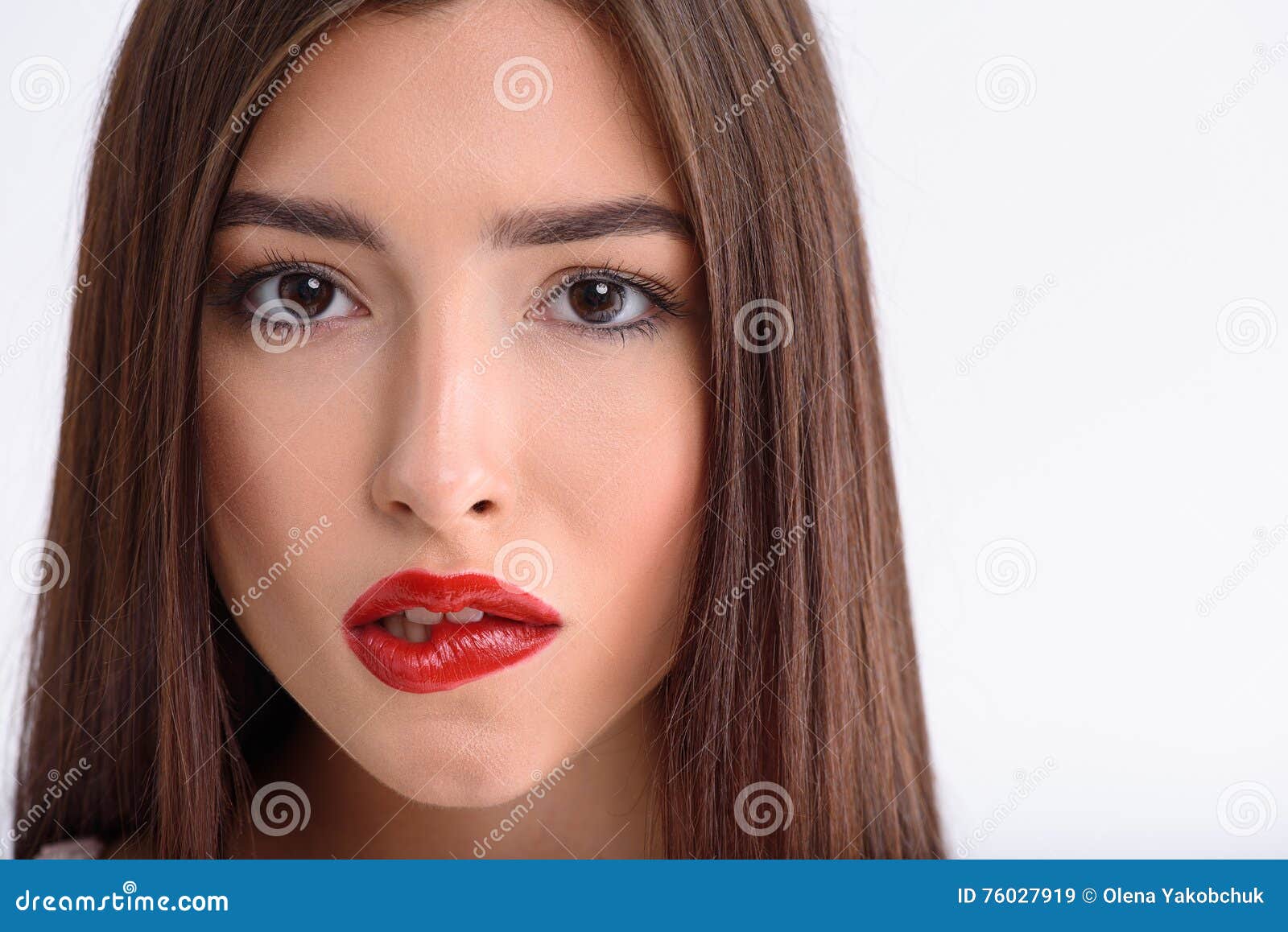Seductive Girl Flirting With Passion Stock Image Image Of Modern