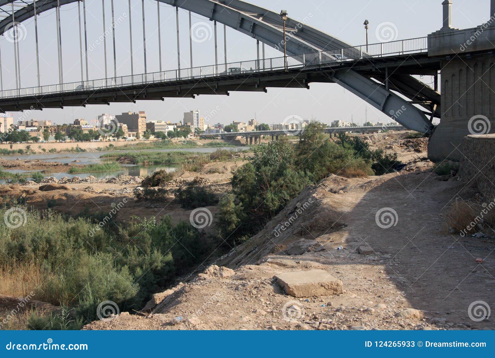Bridge in ahwaz stock image. Image of iron, iran, ahwaz - 124265933