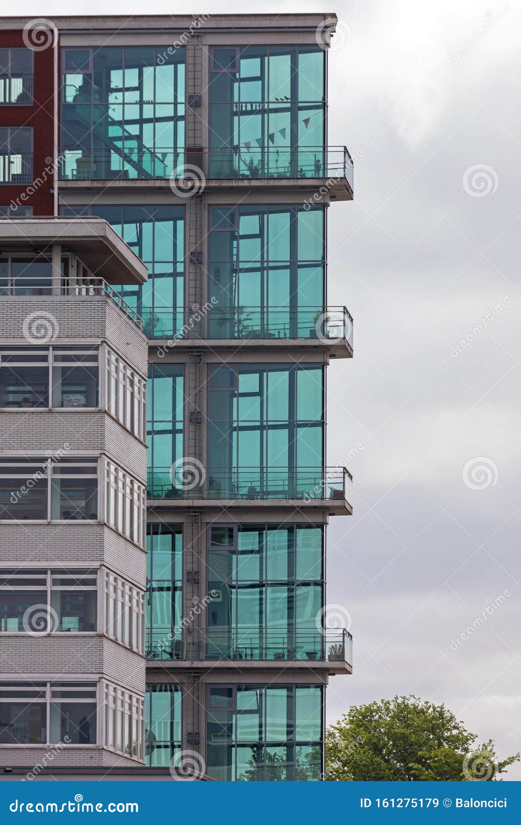 See through Building stock image. Image of holland, nederland - 161275179
