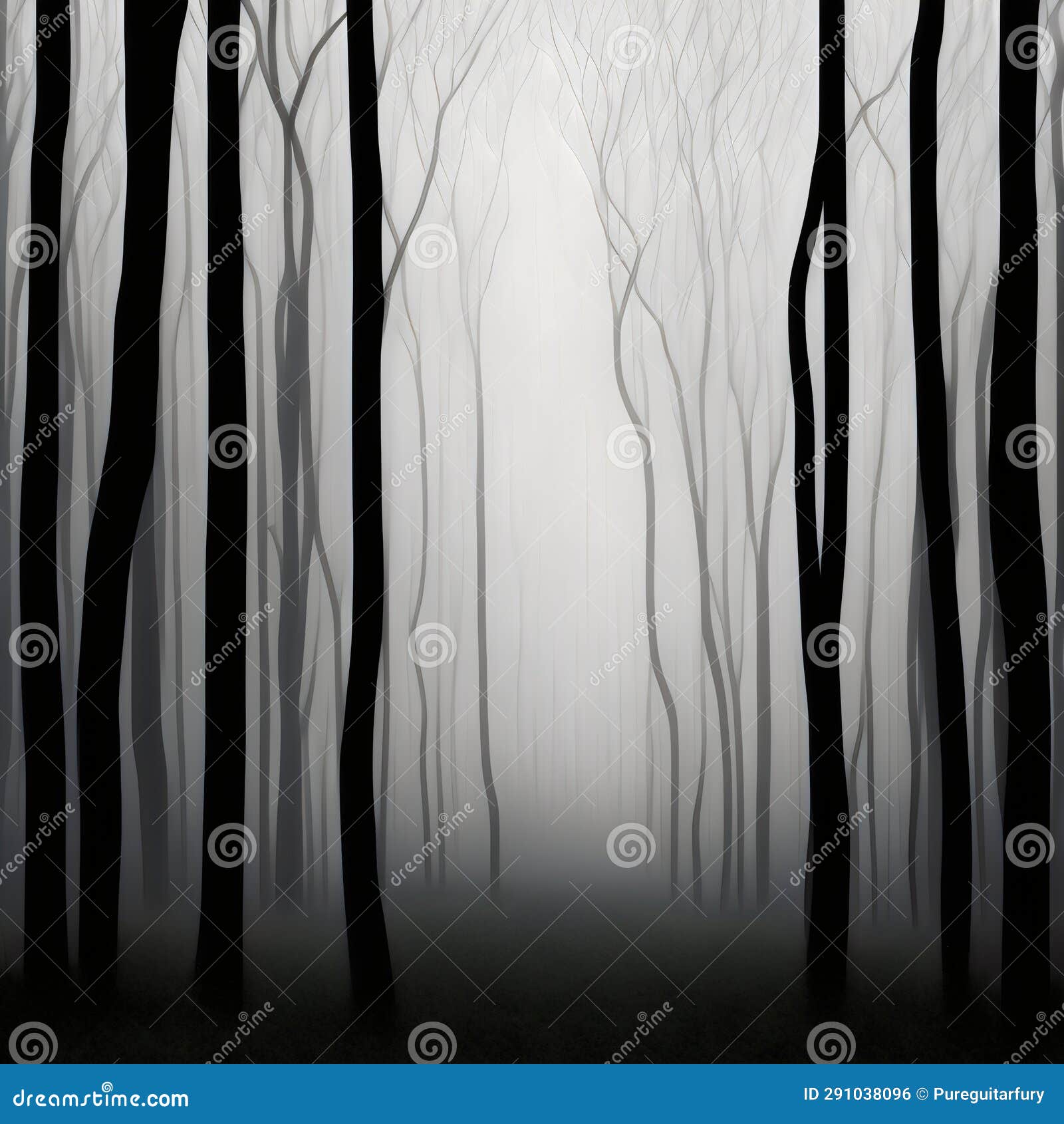 See the Forest through the Trees Stock Illustration - Illustration of ...