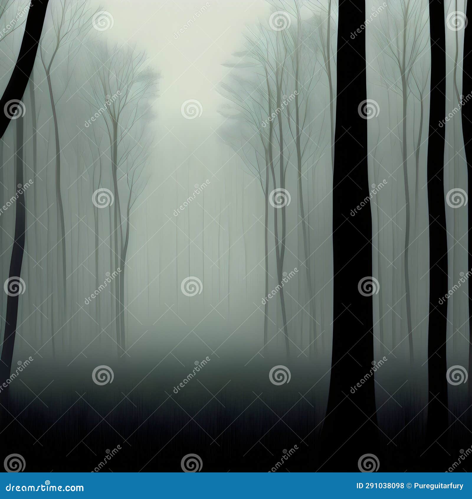 See the Forest through the Trees Stock Illustration - Illustration of ...