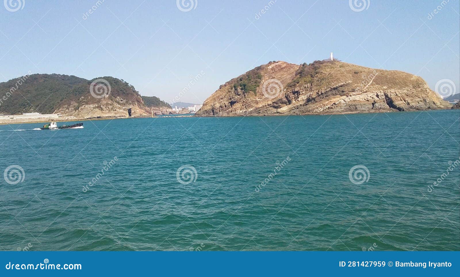 A See from Inside the Ship Blue Sea Stock Image - Image of ship, blue ...