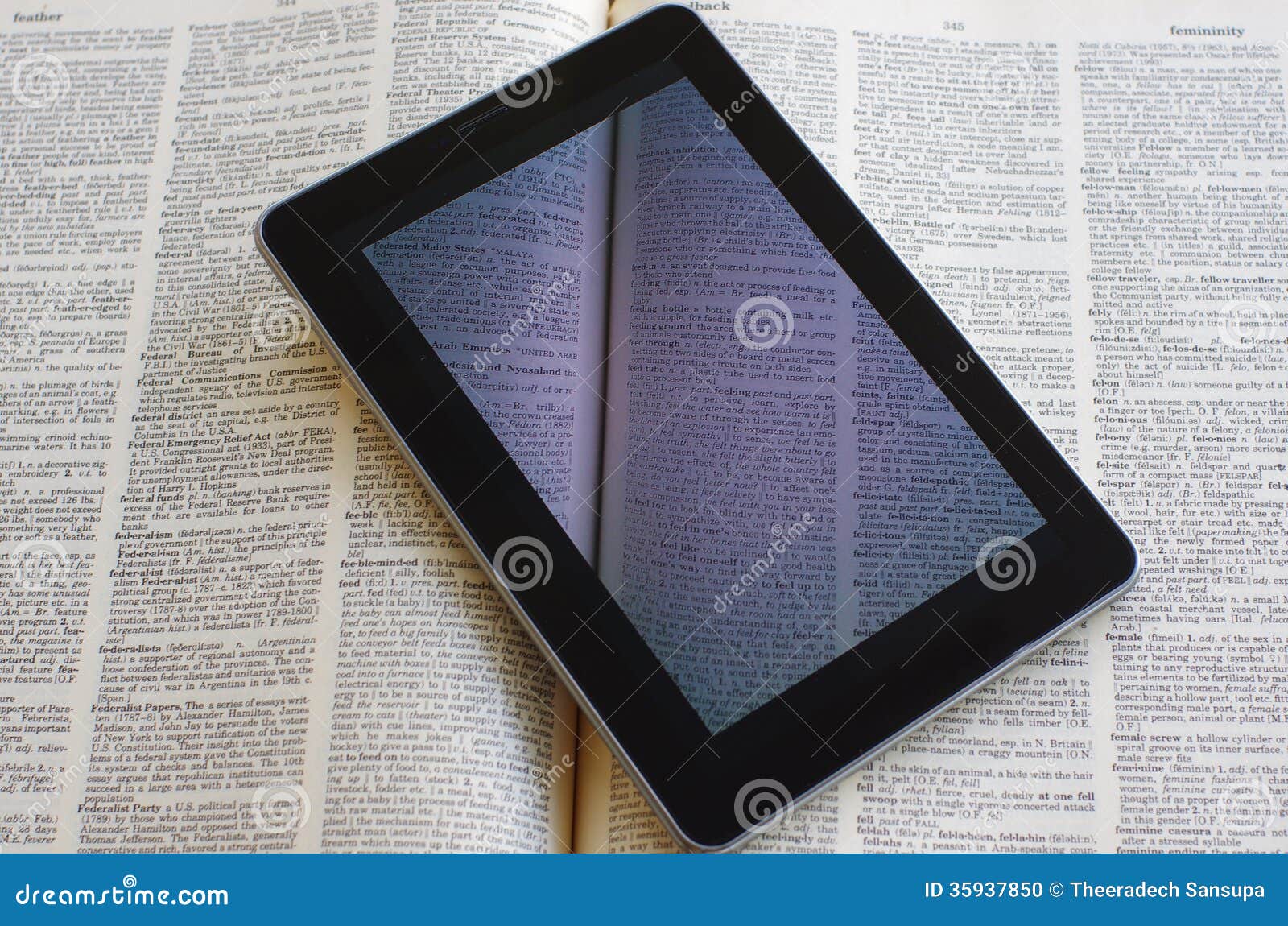 See through stock photo. Image of xtablet, read, tablet - 35937850