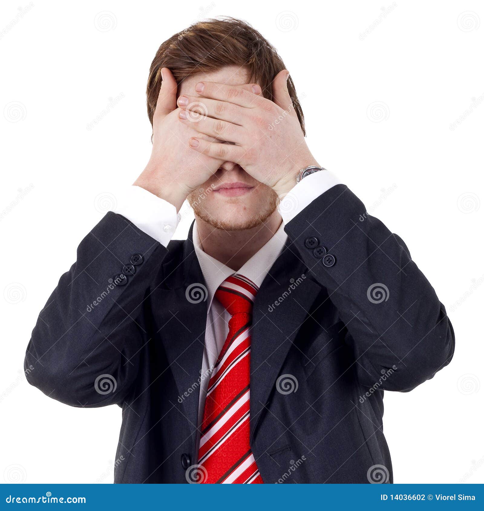 See no evil stock photo. Image of adult, privacy, gesturing - 14036602