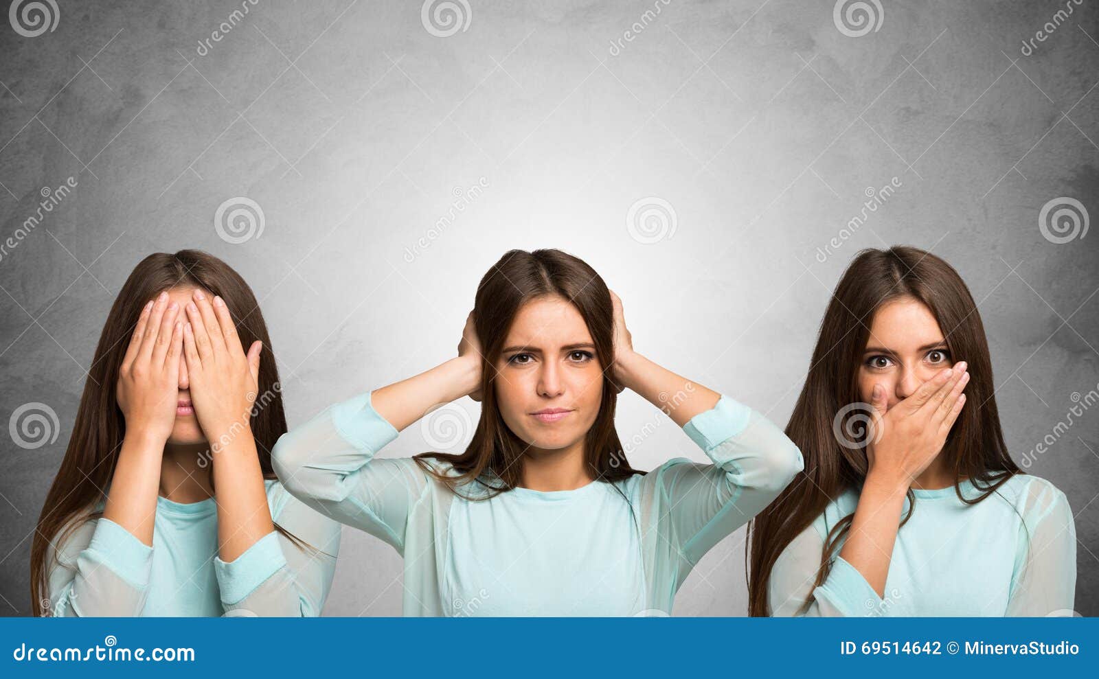 See No Evil, Hear No Evil, Speak No Evil, Closing Ear, Eyes, Mouth ...