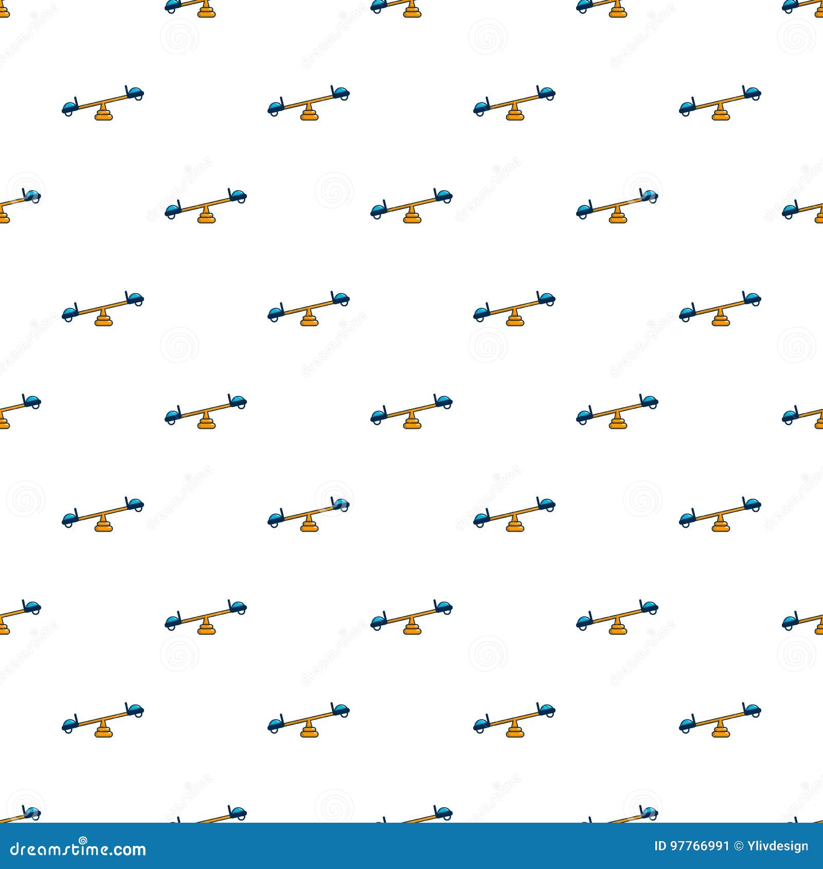 See saw pattern seamless stock vector. Illustration of color - 97766991