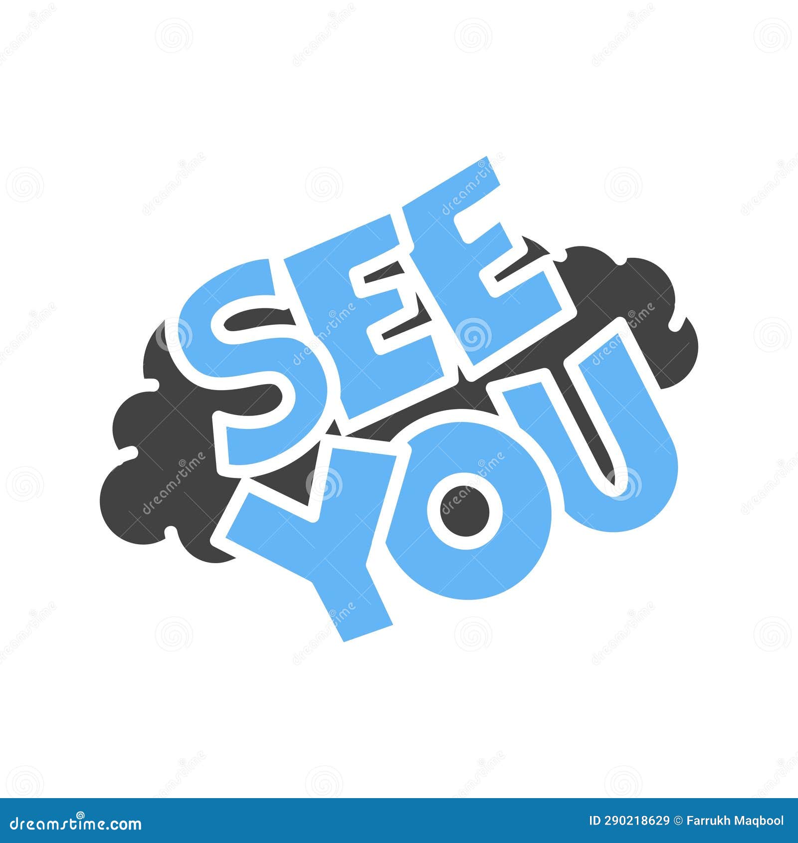 See you Icon Image. stock illustration. Illustration of line - 290218629