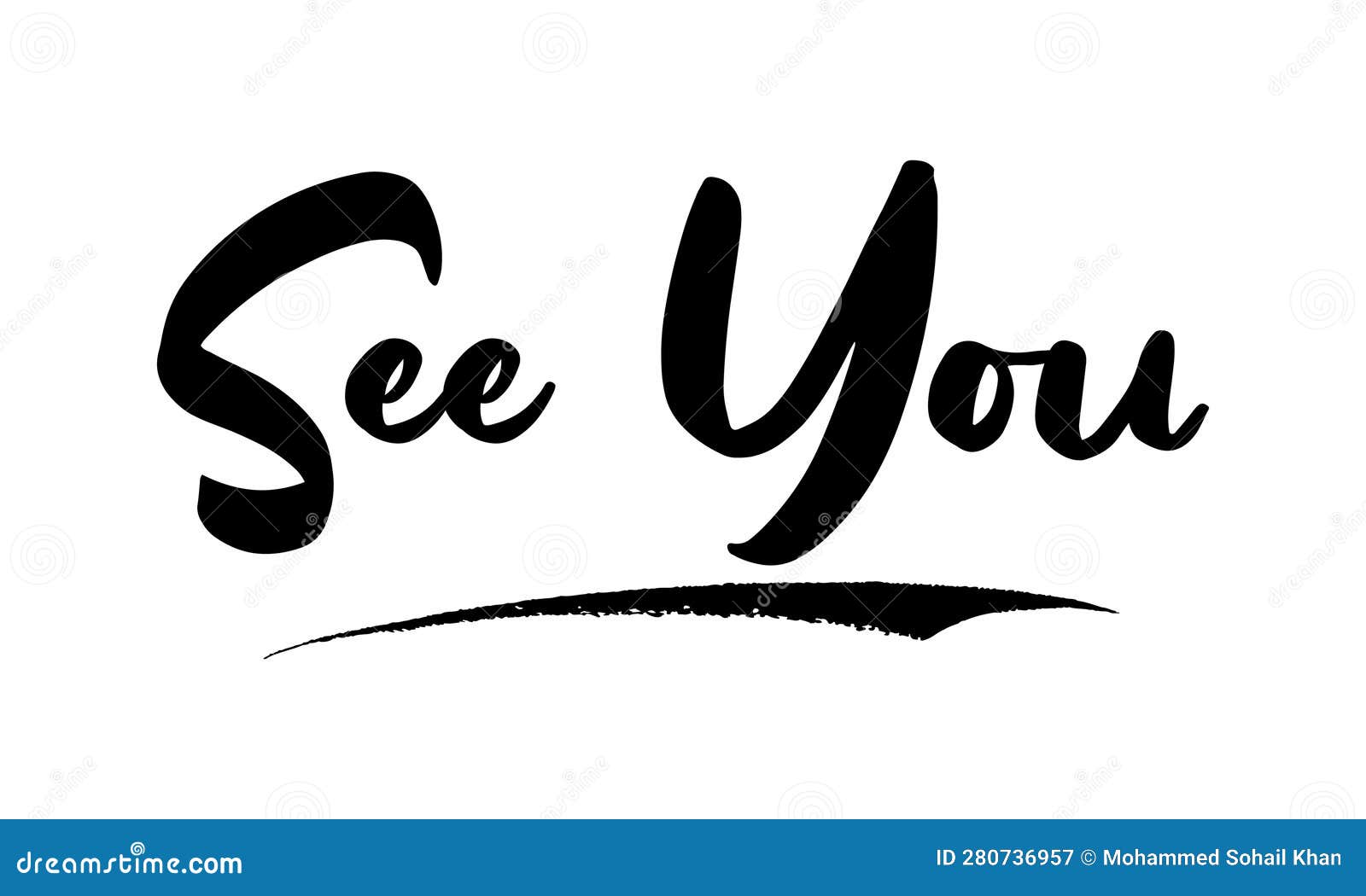 See You Text Typography Lettering Vector Design Quote Stock Vector ...
