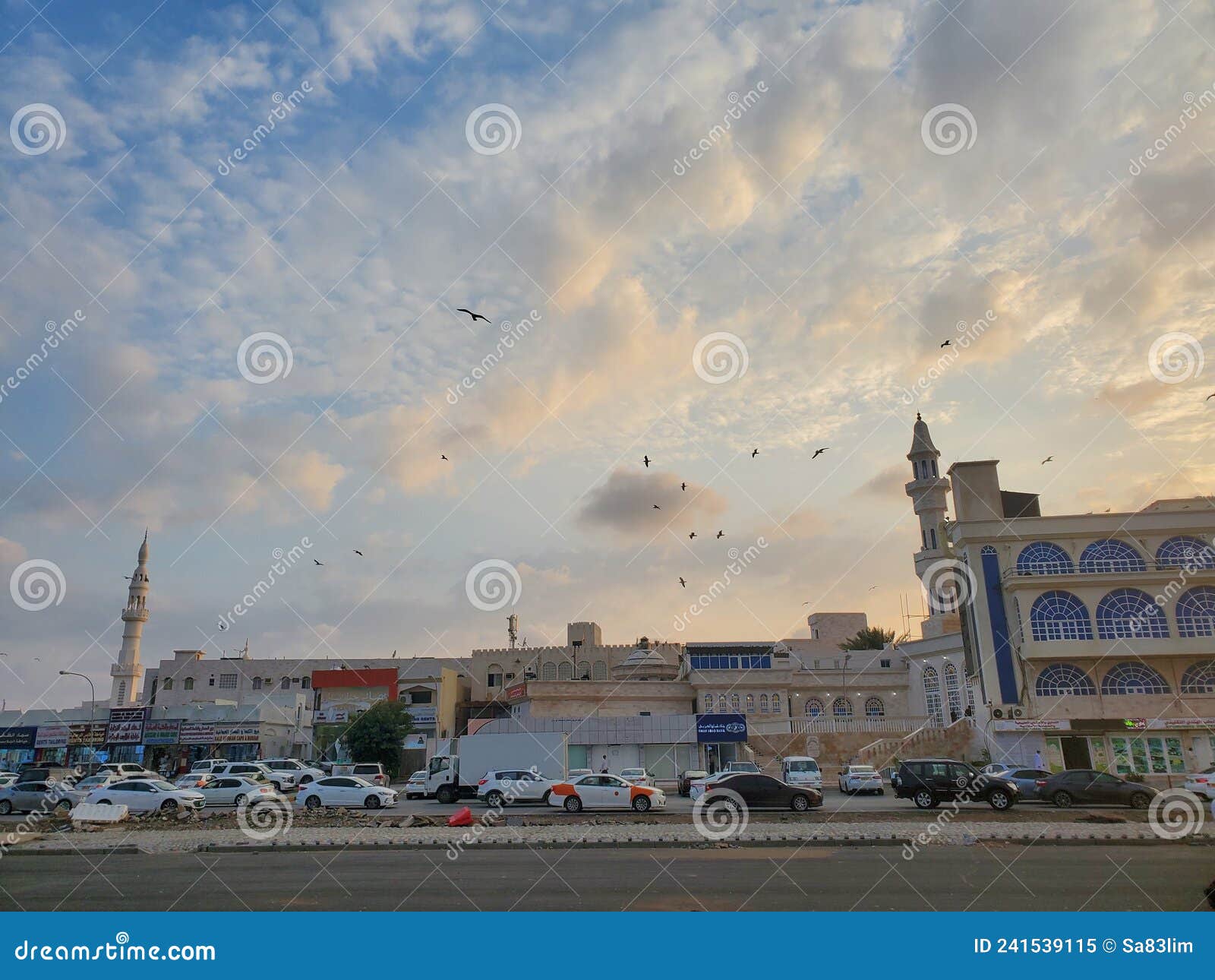 Seeb Beach Road, Muscat, Oman Editorial Image - Image of cloud ...