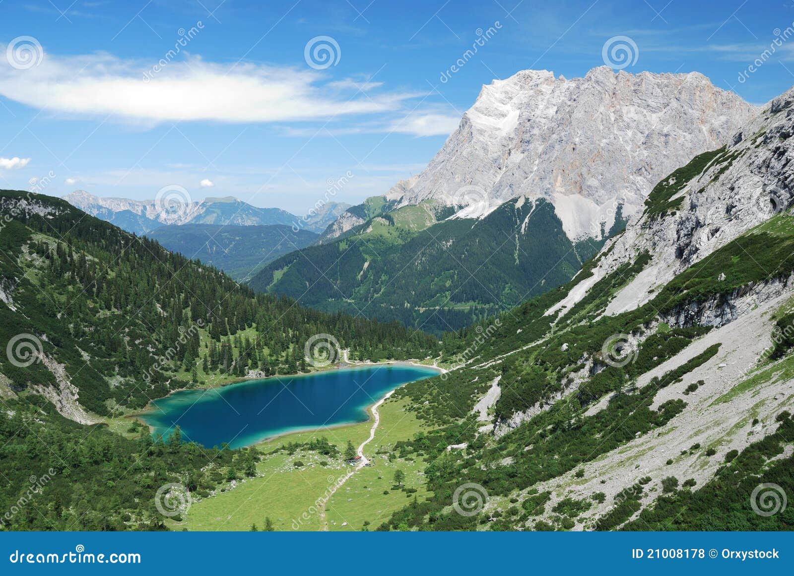 Seebensee stock photo. Image of panorama, nature, outdoors - 21008178