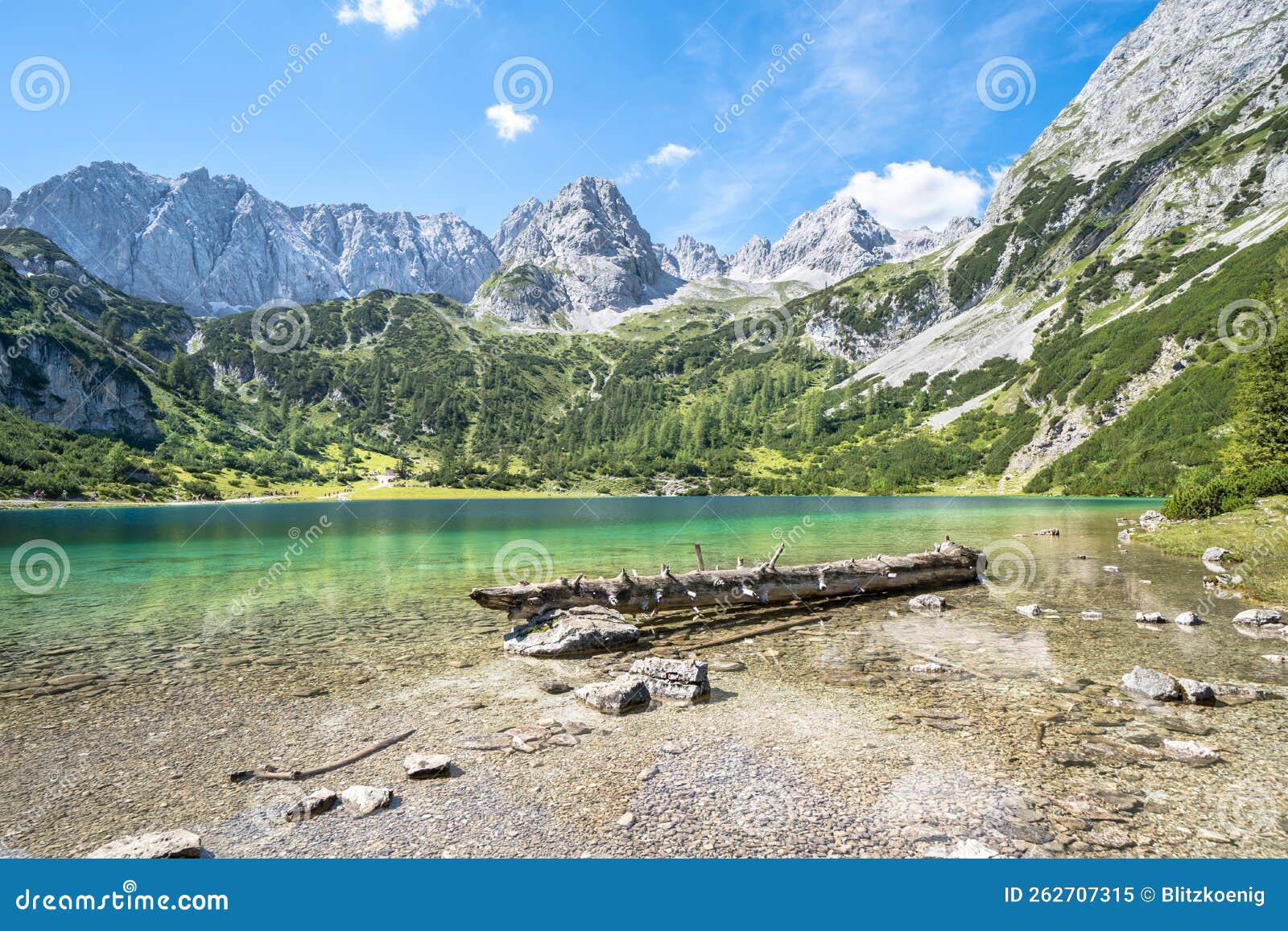 Seebensee lake, Austria stock image. Image of autumn - 262707315