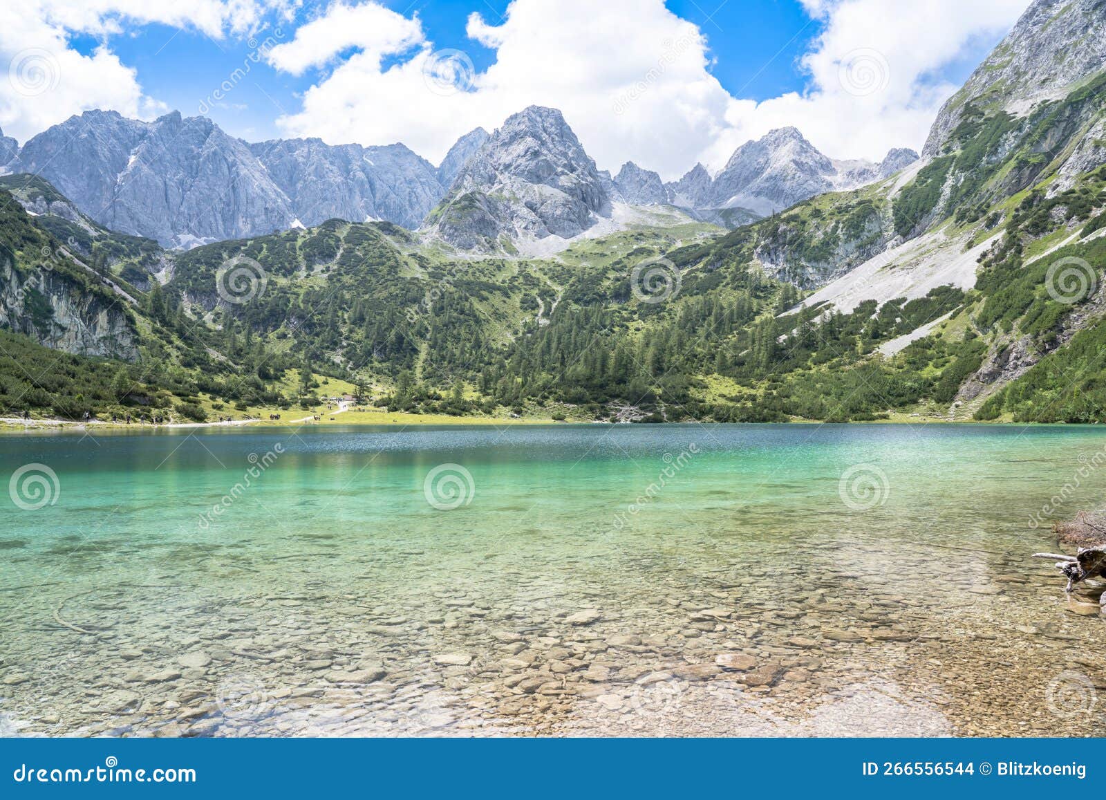 Seebensee lake, Austria stock photo. Image of austria - 266556544