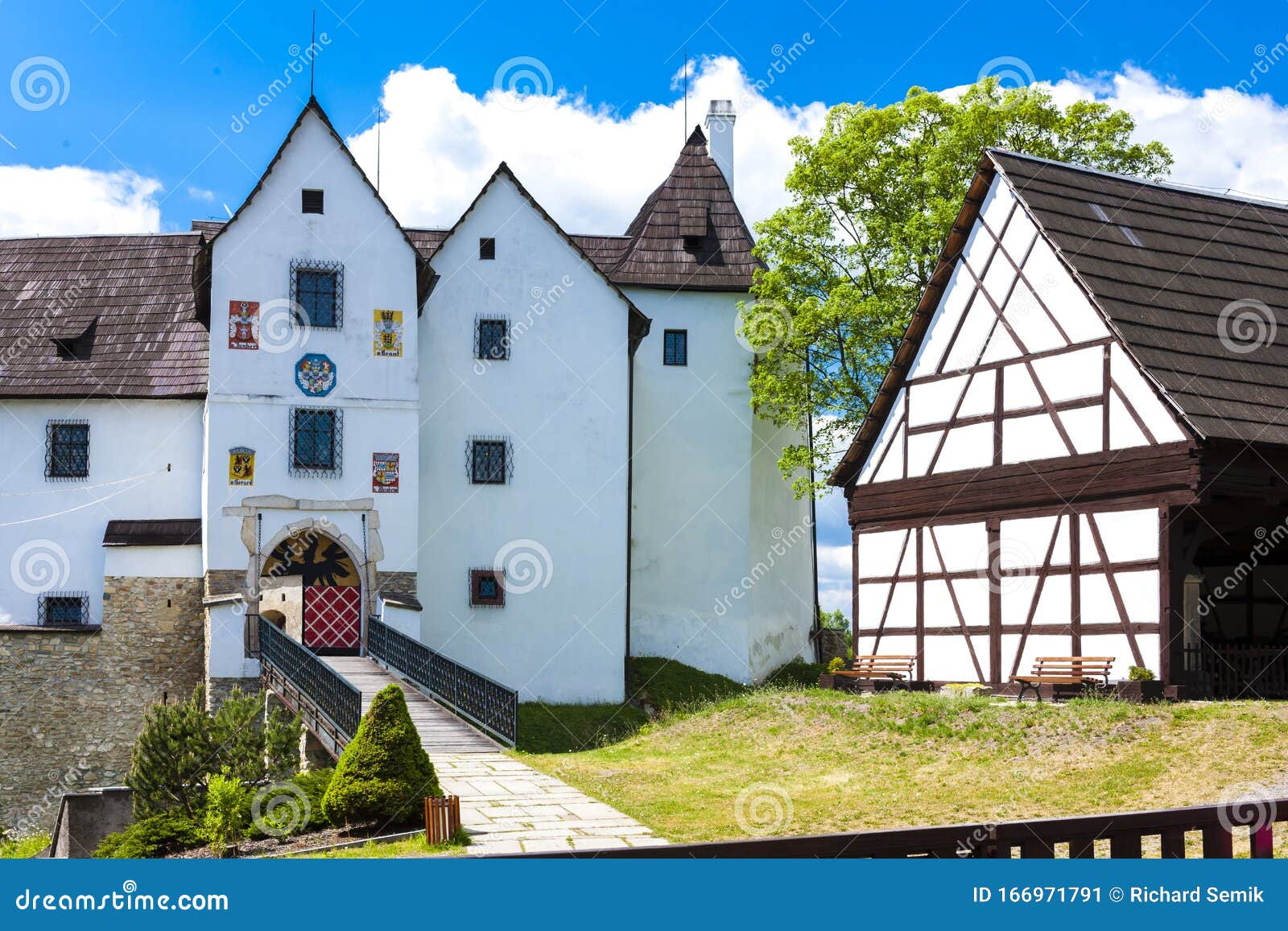 Seeberg & X28;Ostroh& X29; Castle, Czech Republic Stock Image - Image ...