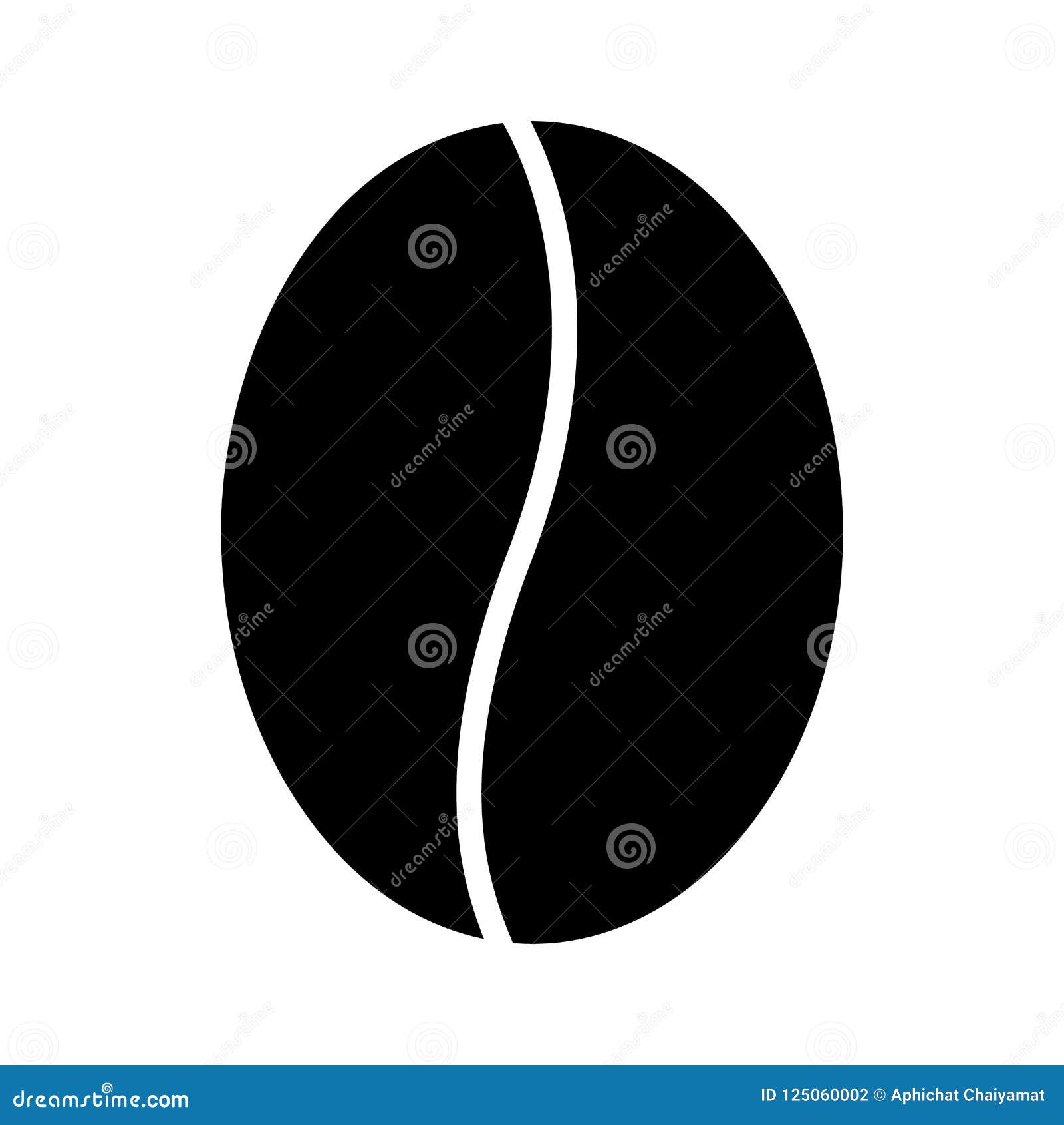 Seed coffee icon stock illustration. Illustration of icons - 125060002