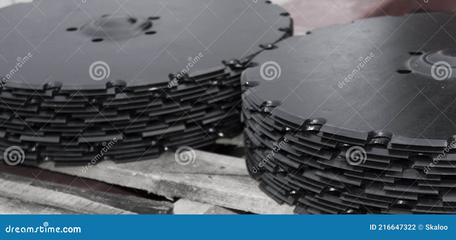 Seed drill disc stock photo. Image of parts, pars, iron - 216647322