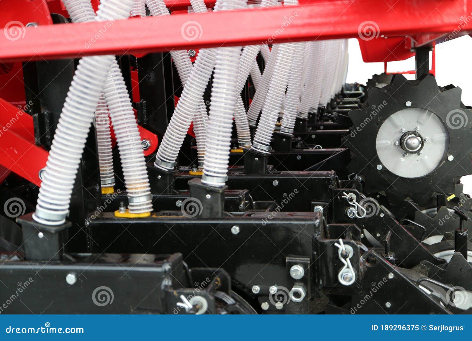 Seed Drill. Precision Sowing Machine Stock Image - Image of machine ...