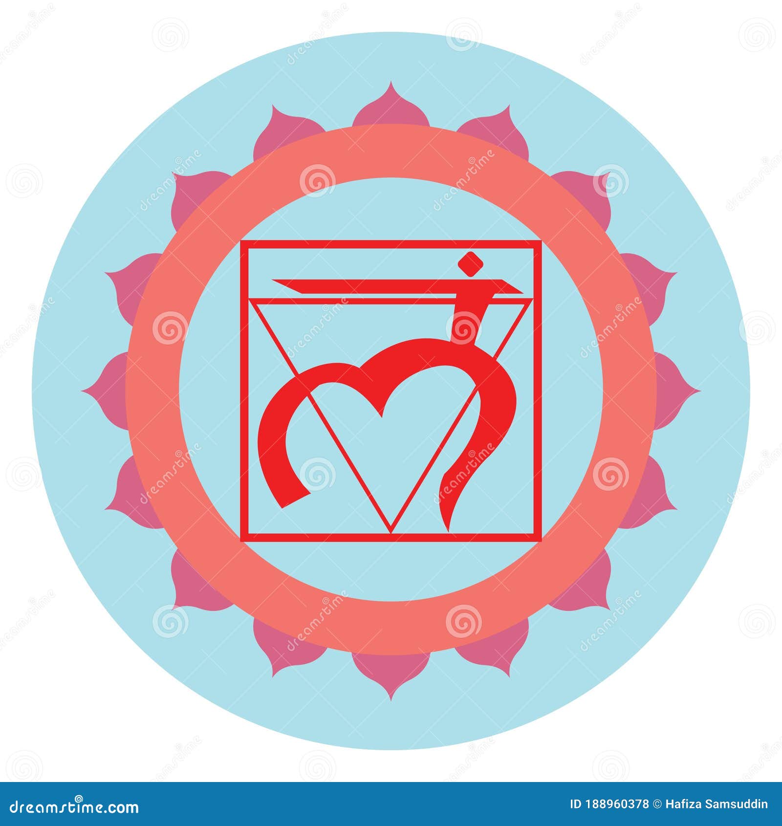 Ham Seed Syllable. Vector Illustration Decorative Design ...