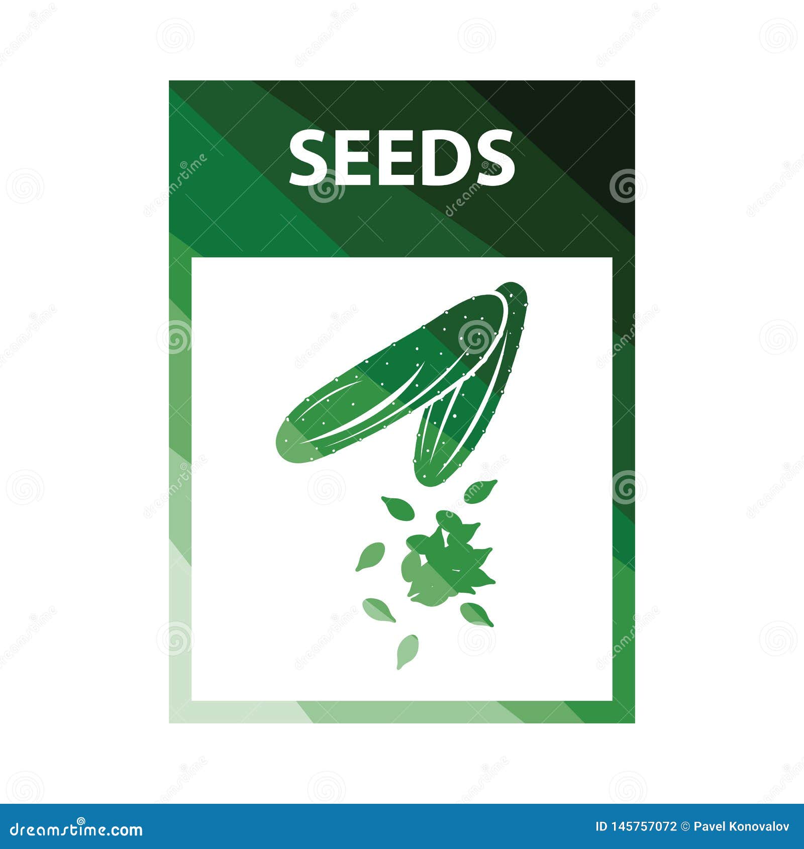 Seed Pack Icon Cartoon Vector | CartoonDealer.com #141764619