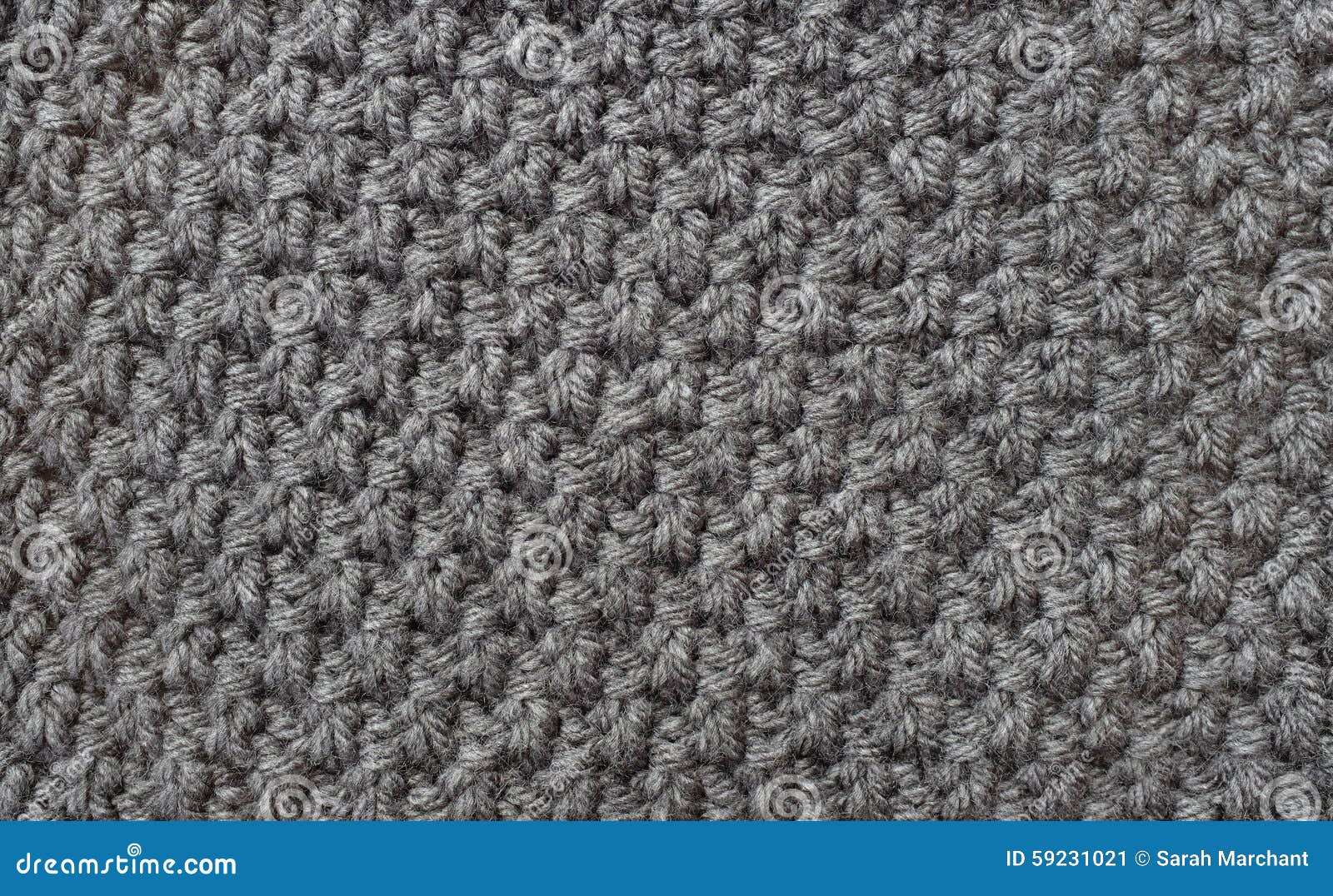 Seed stitch in grey wool stock image. Image of wool, seed - 59231021