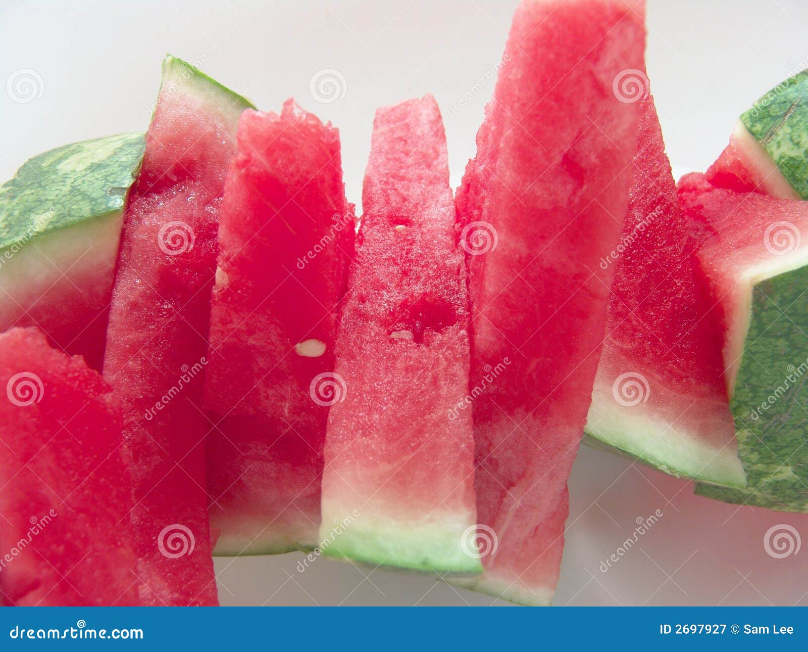 Seedless Watermelon Pieces stock image. Image of holiday - 2697927