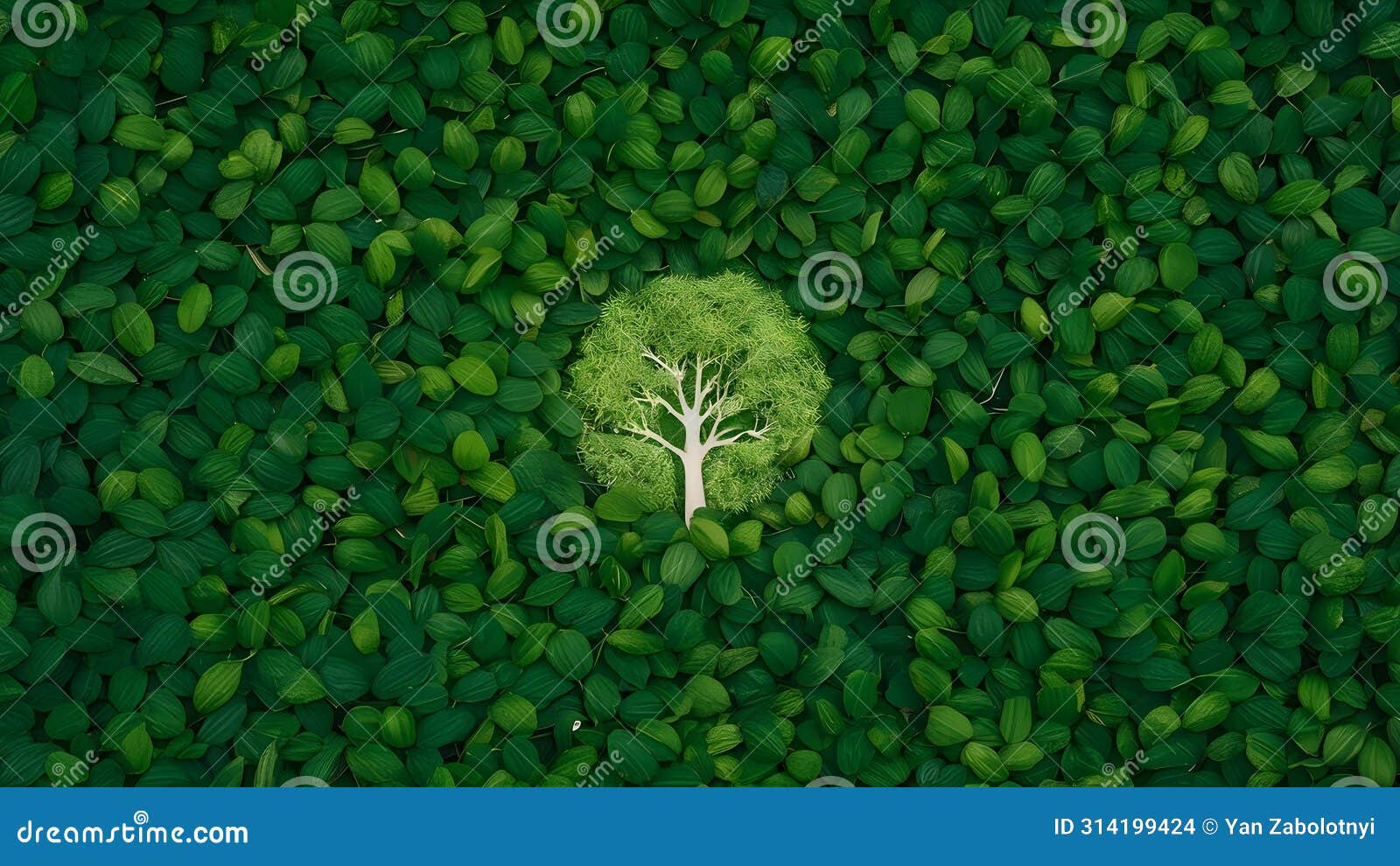 Seedling Emerges As a Beacon of Environmental Hope. Concept ...