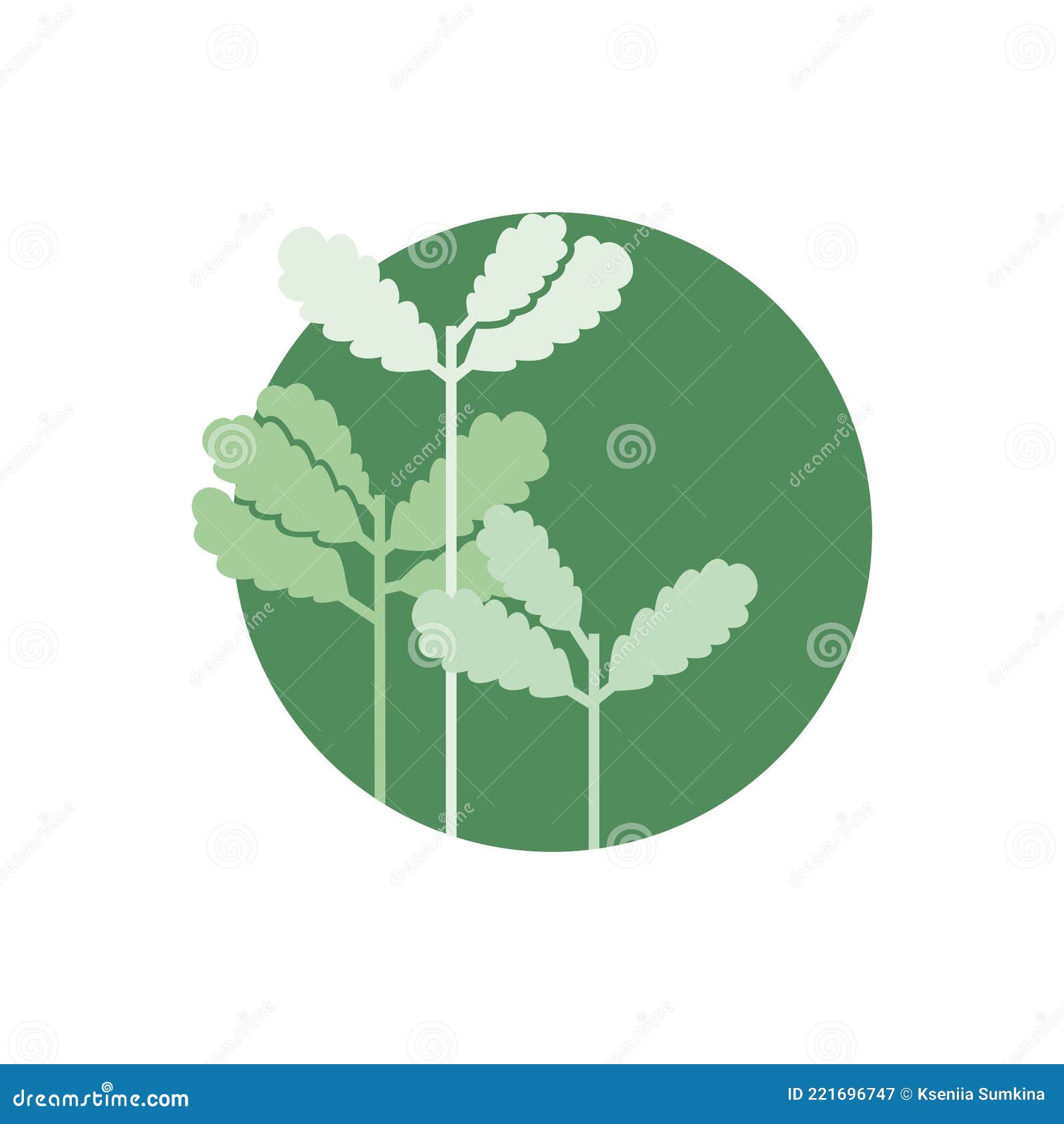 Seedling Icon. Green Growing Tree On White Cartoon Vector ...