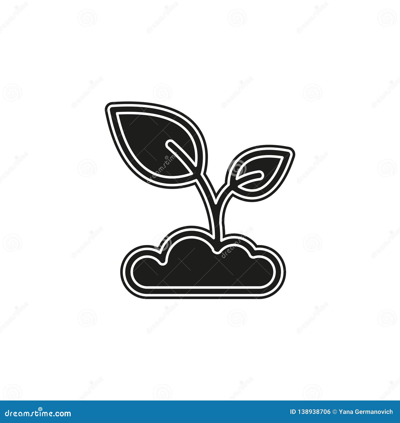 Seedling Icon Vector, Growing Tree, Green Agriculture Stock ... Seedling Icon Vector, Growing Tree, Green Agriculture Stock ...